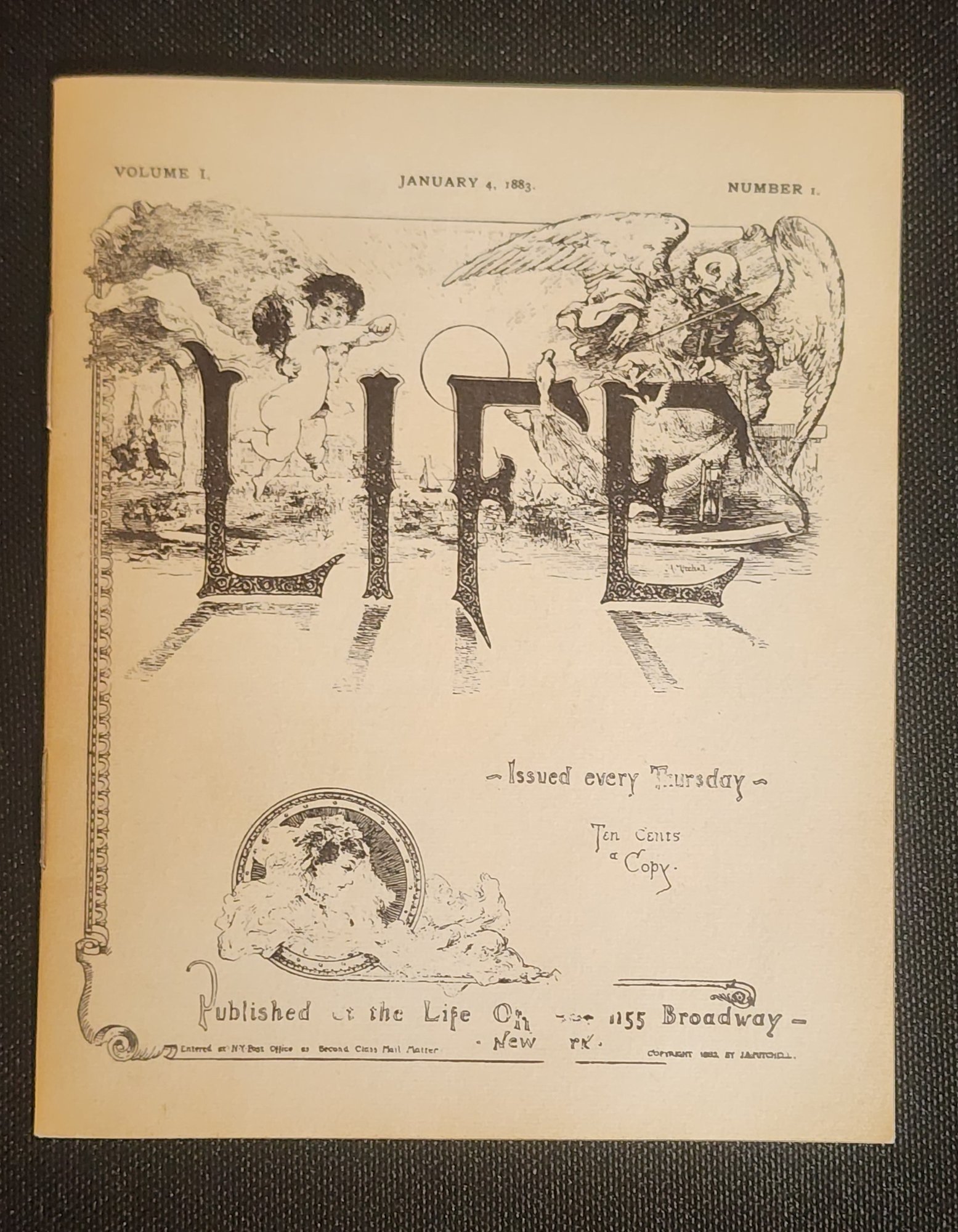 ANTIQUE 1883 LIFE BOOKLET VOLUME 1, ISSUE 1 #12574 | Auctionninja.com