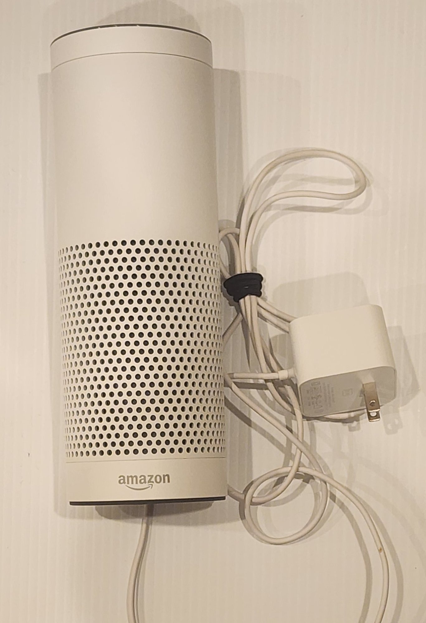 1ST GEN WHITE AMAZON ECHO BLUETOOTH VOICE SEARCH SMART SPEAKER WITH ...