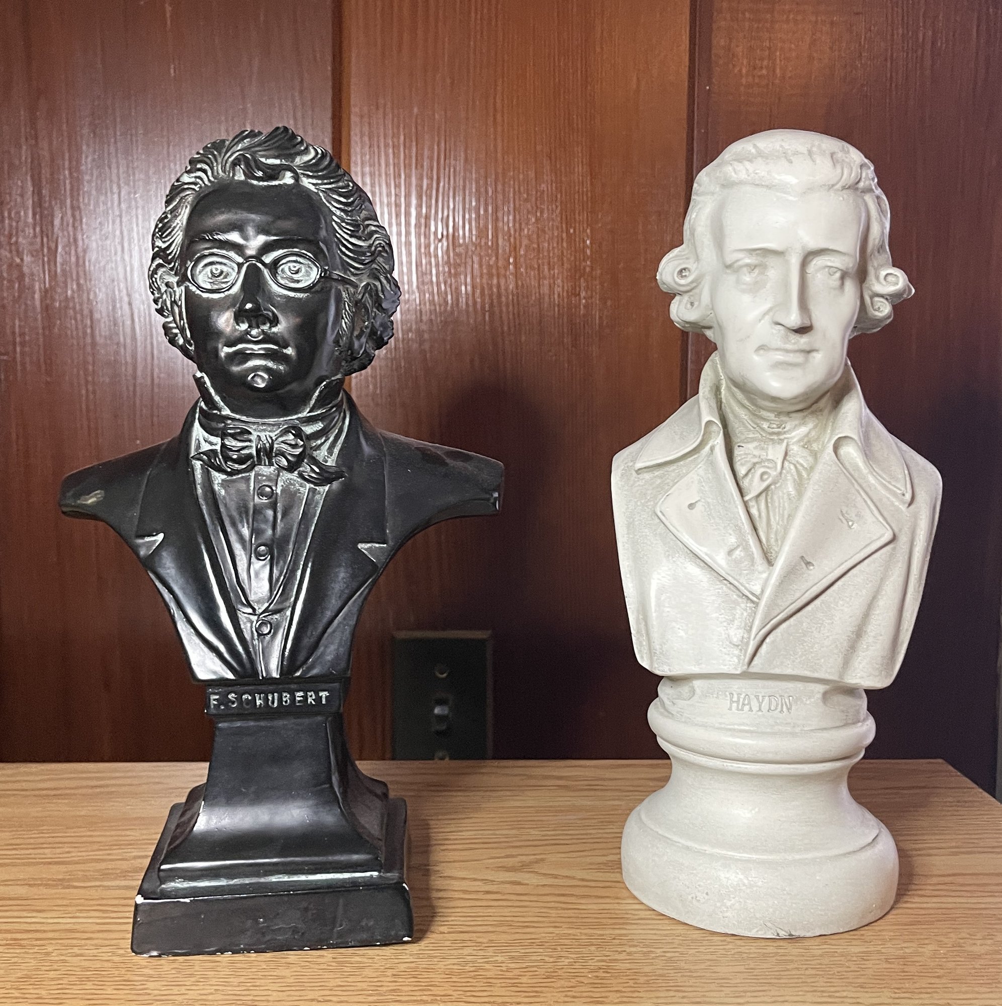 SCHUBERT AND HAYDN BUSTS #14115 | Auctionninja.com
