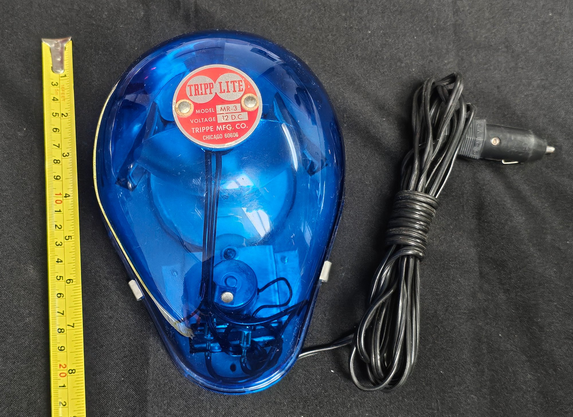 R8 Three Vintage Tripp Lite Signalling Beacons Models MV 1, MV 2, And ...