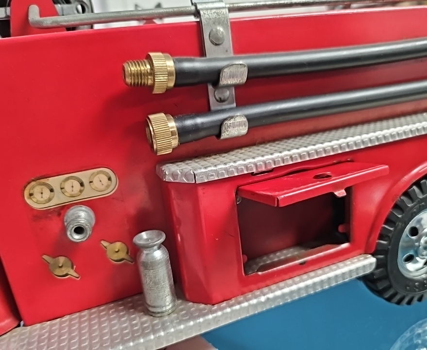 R8 Tonka Toy Fire Truck, Federal Sign And Signal Beacon Ray, And Small ...