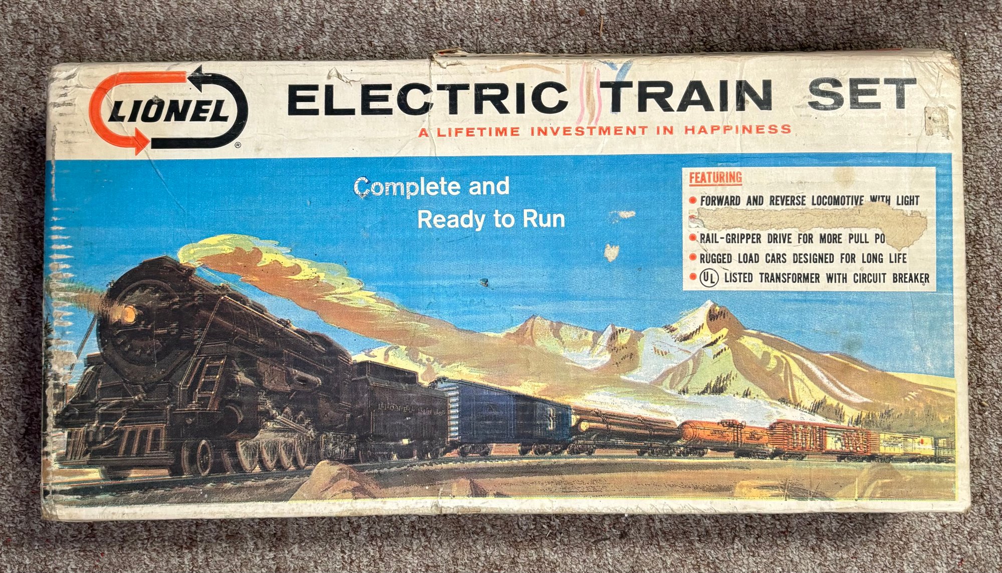 R8 Lionel Electric Train Set Complete In Original Box, Untested #44744 ...