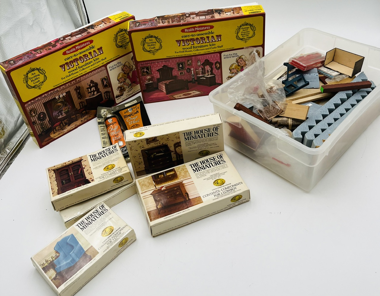 Miniatures Victorian Wood Furniture Kits, Miniature Furniture Kits ...