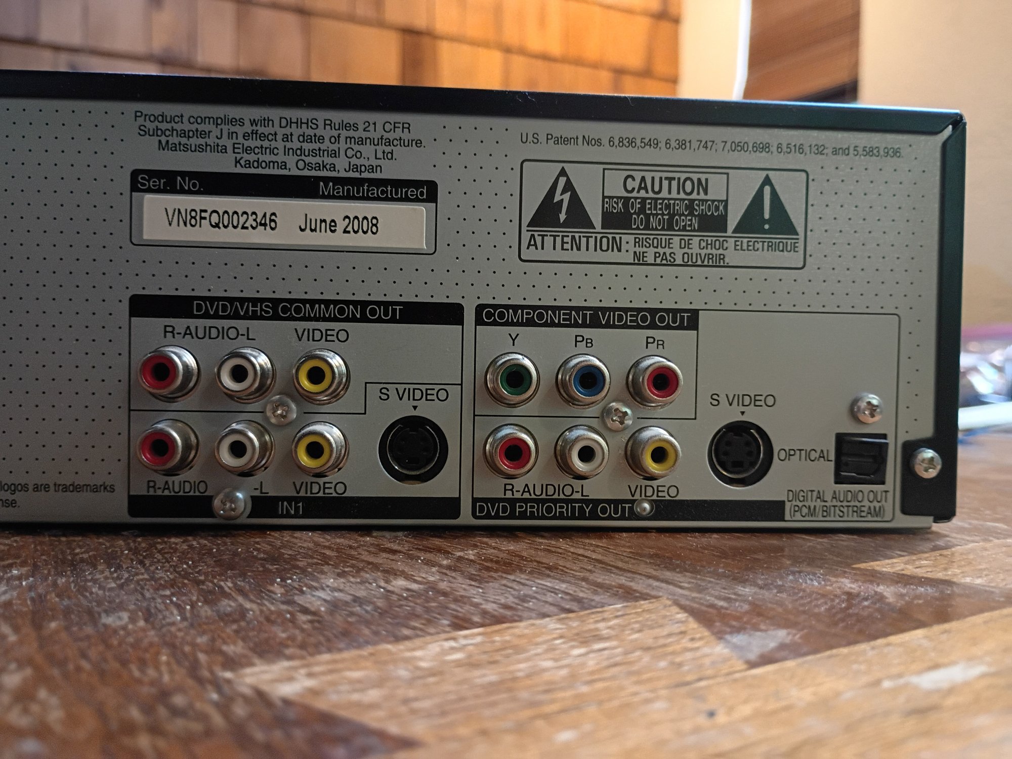 R1 Panasonic DVD Recorder/VHS Player #53809 | Auctionninja.com