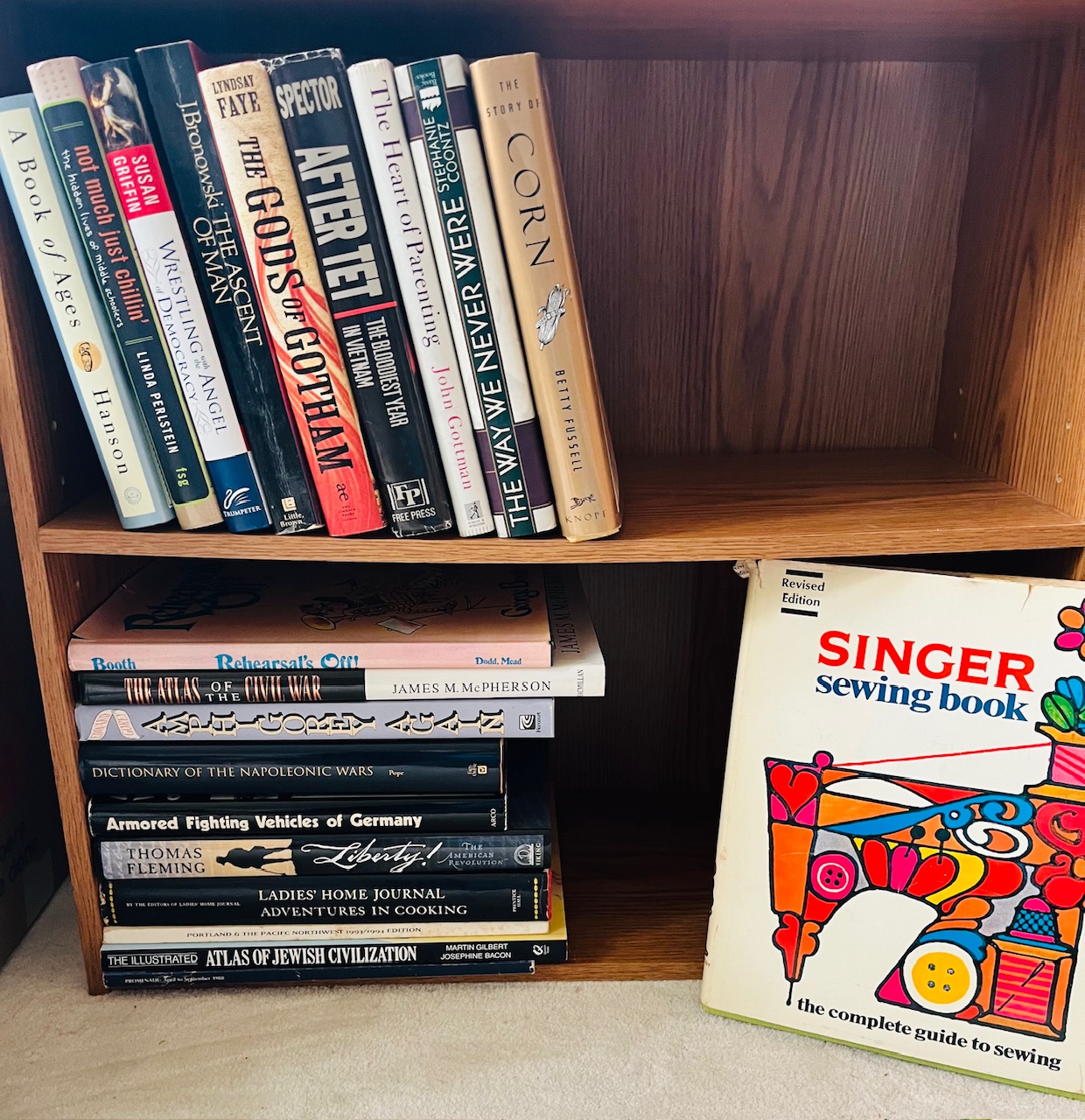R10 Lot Of Books Oversize Singer Sewing, Fighting Vehicles Of Germany ...