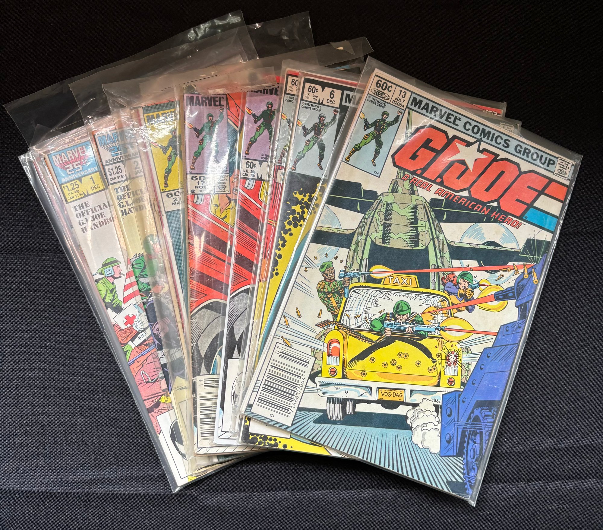 R9 Collection Of G.I.Joe A Real American Hero! Marvel Comic Books To ...