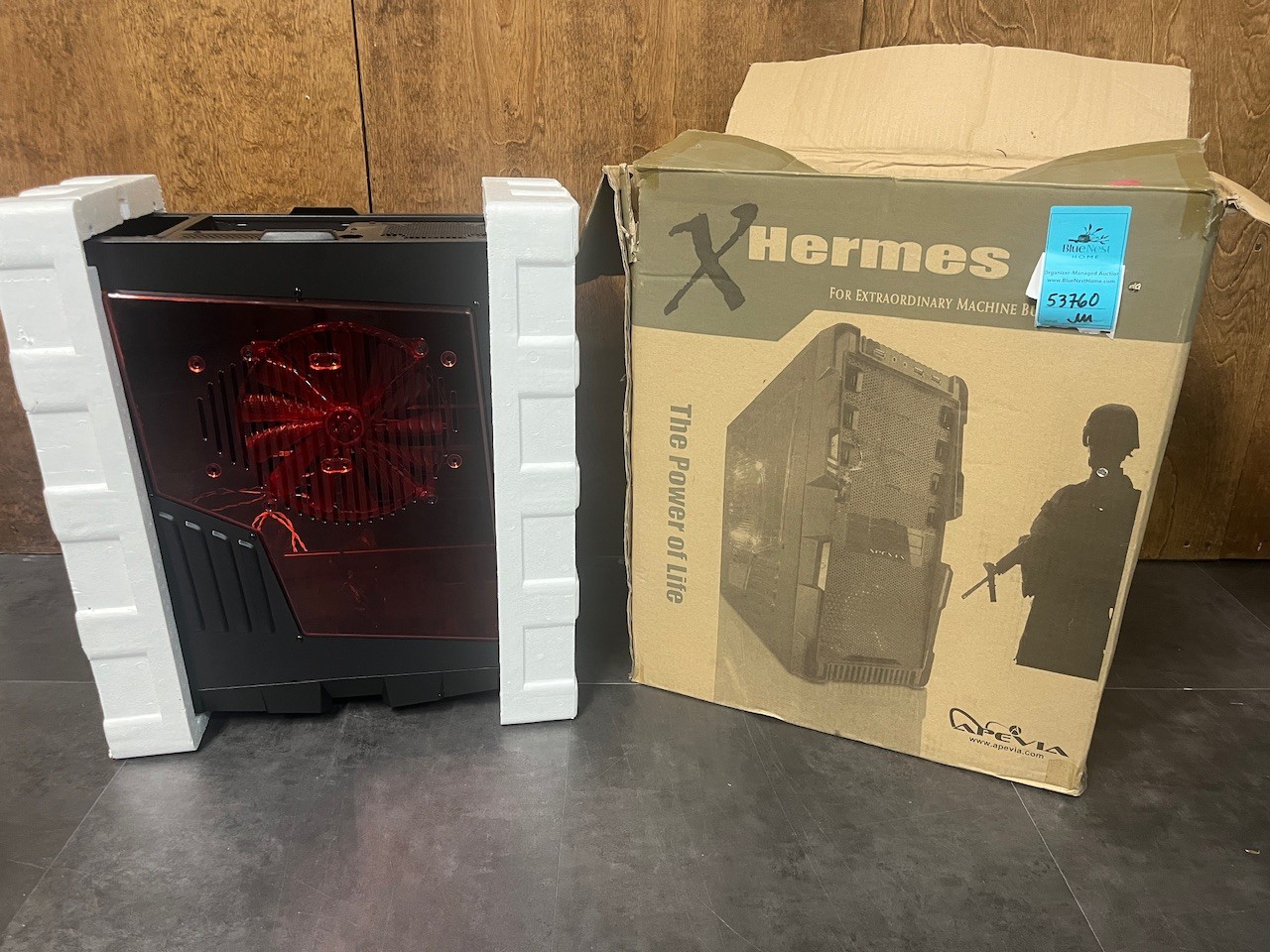 R2 Apevia X-Hermes - Build Your Own Computer System In Red #53760 ...