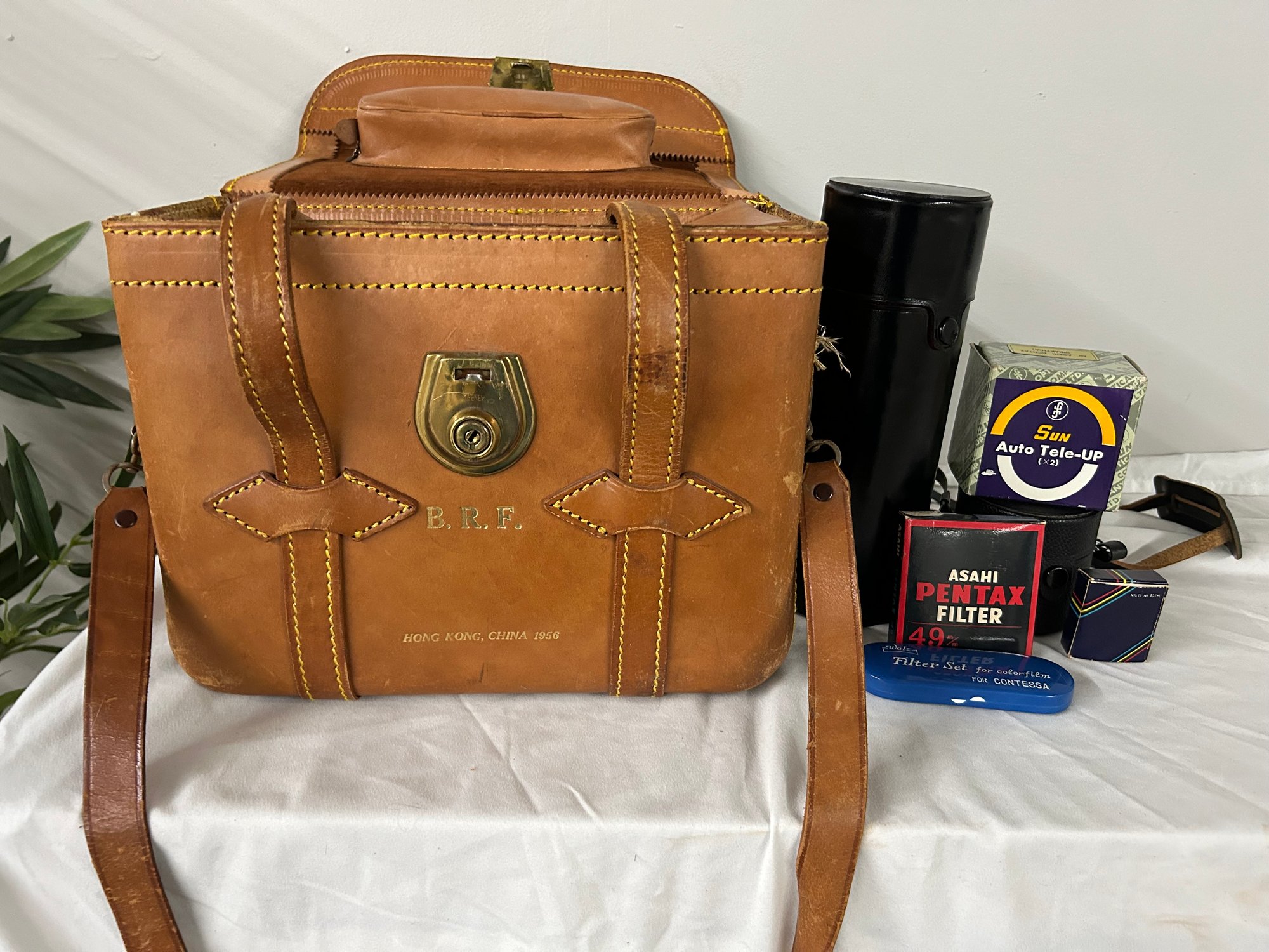 BNH B.R.F Leather Case, Panagor 85mm-205mm Zoom Lens, Camera Filters ...