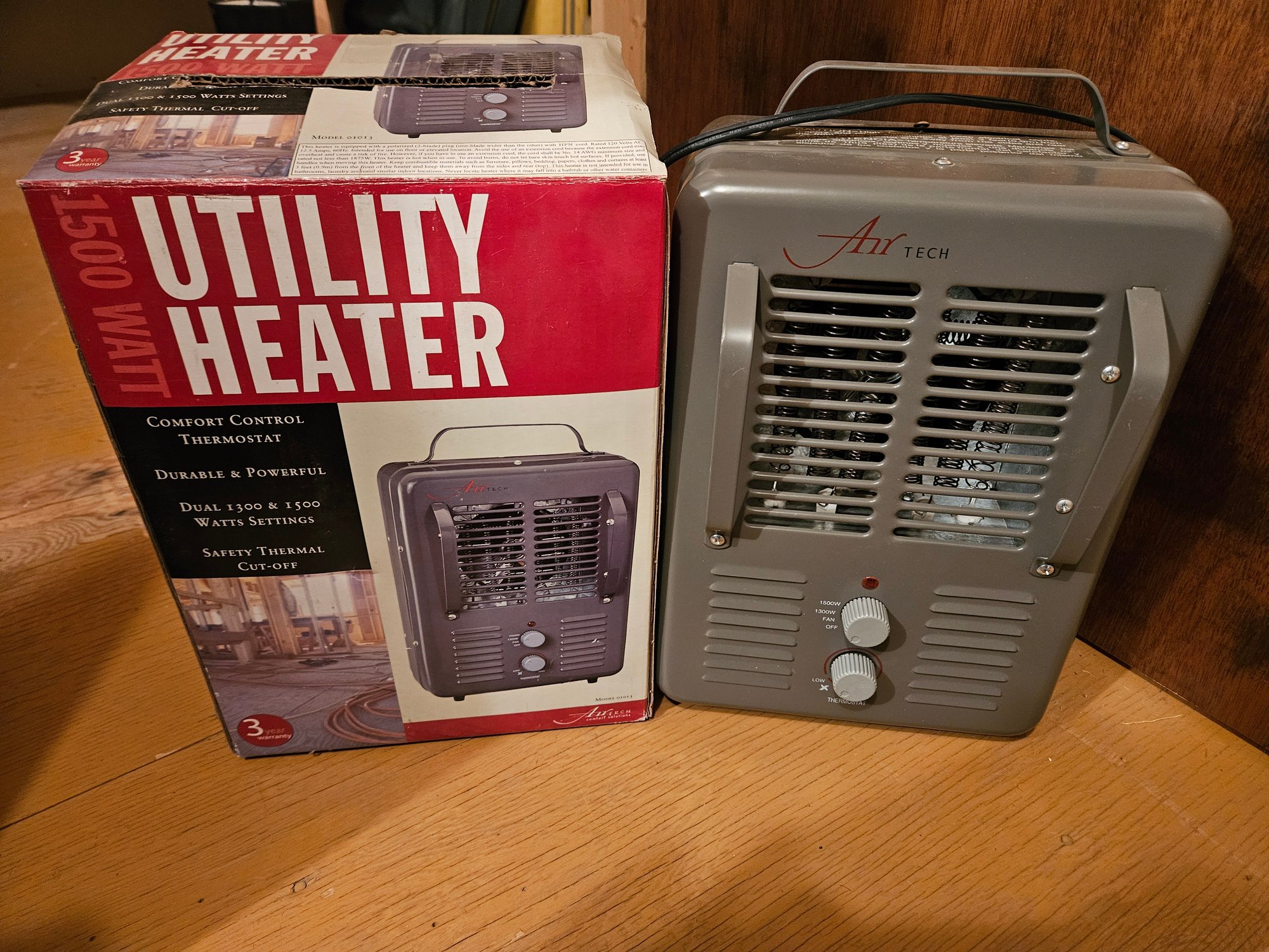 Air Tech Utility Heater 1500 Watt #17530 | Auctionninja.com