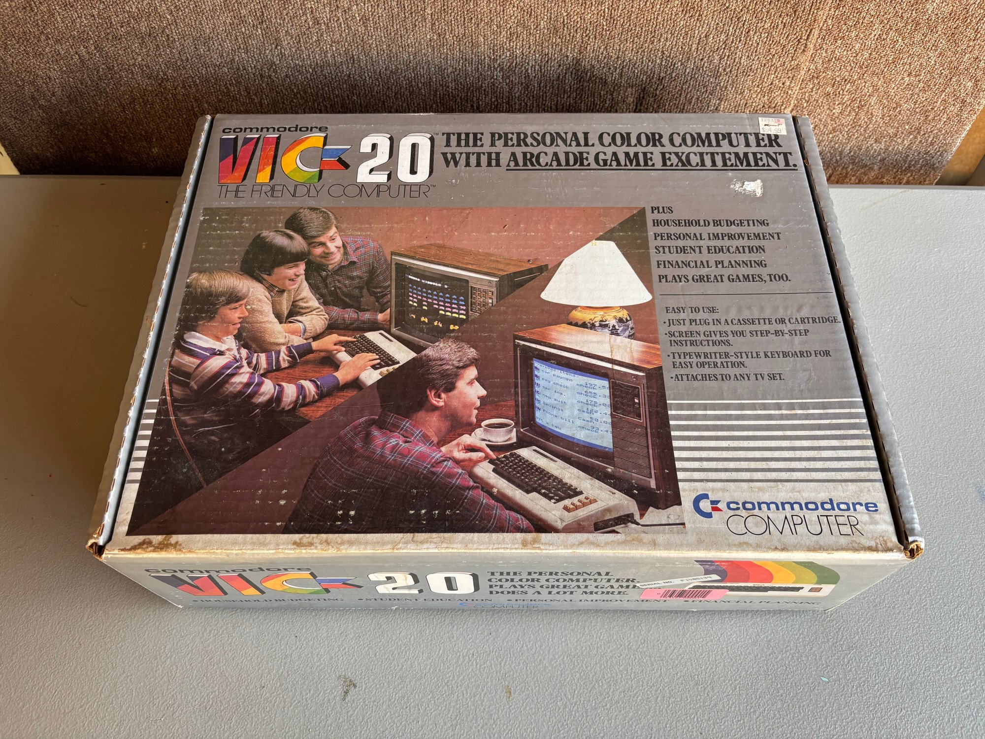 Commodore Vic-20 The Friendly Computer With Games #22317 | Auctionninja.com