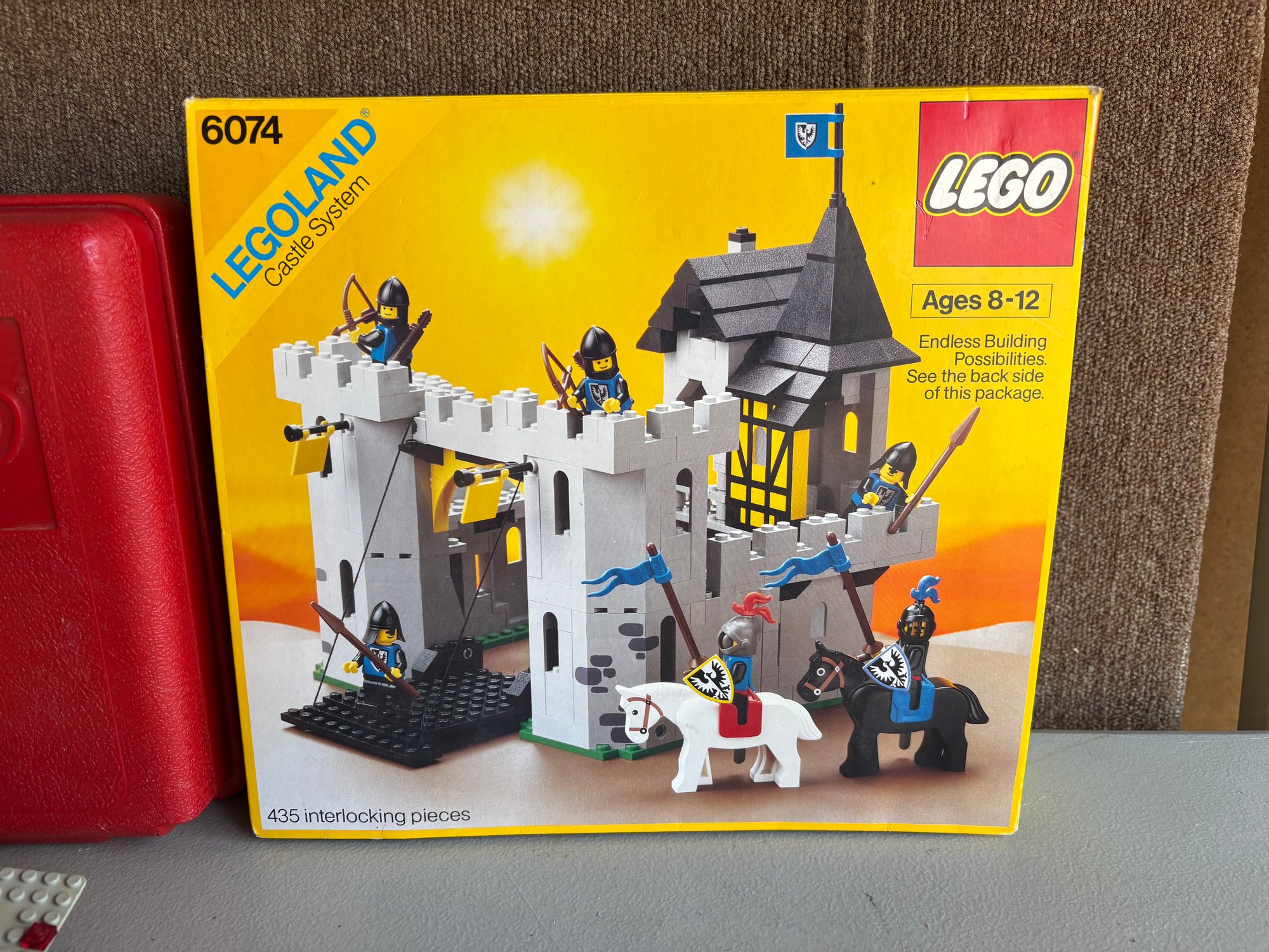 Assortment Of Vintage Legos, Instructions, And Storage Case #22362 ...