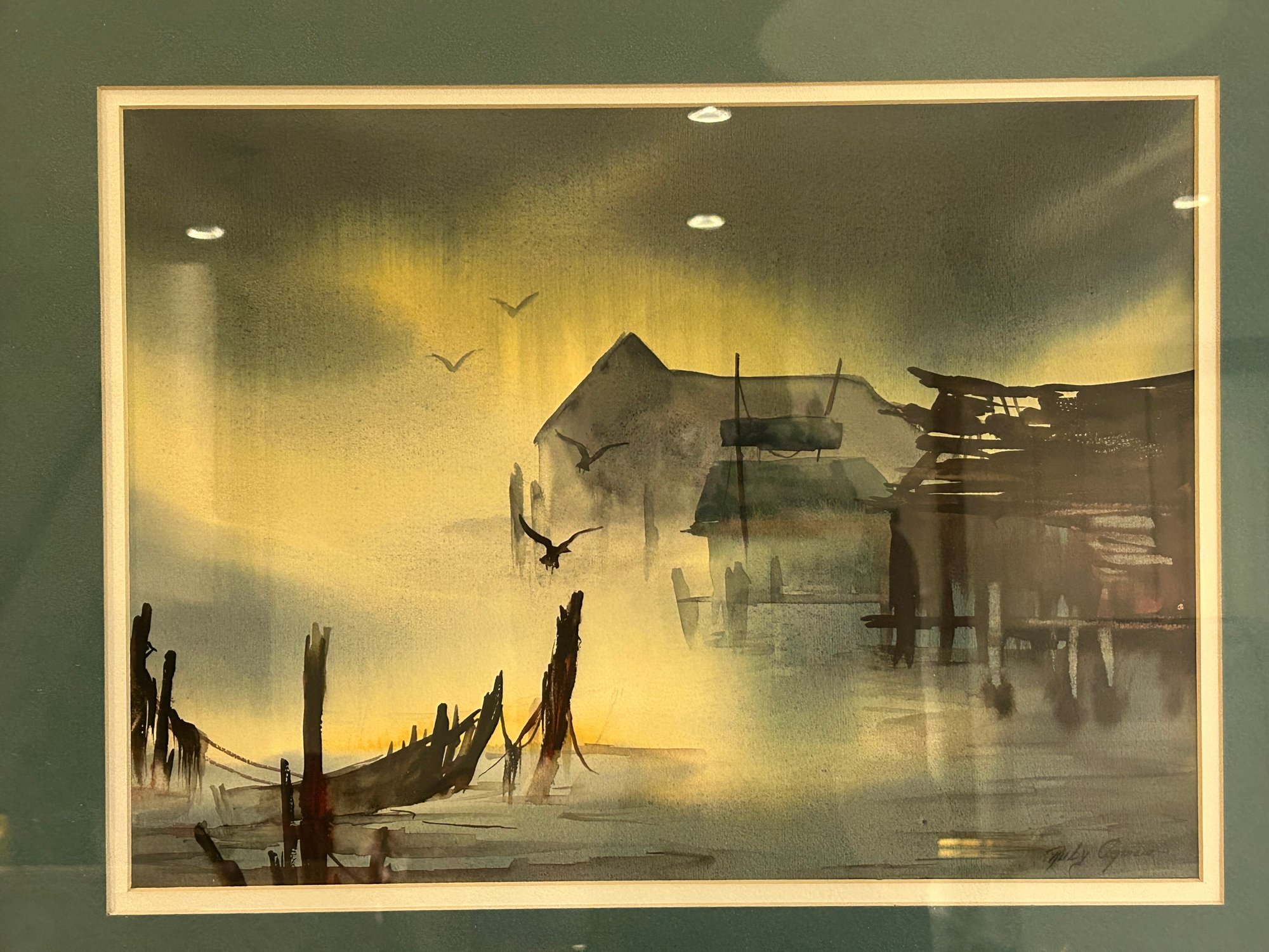 Original Watercolor Painting By Ruby Agnew #14614 | Auctionninja.com