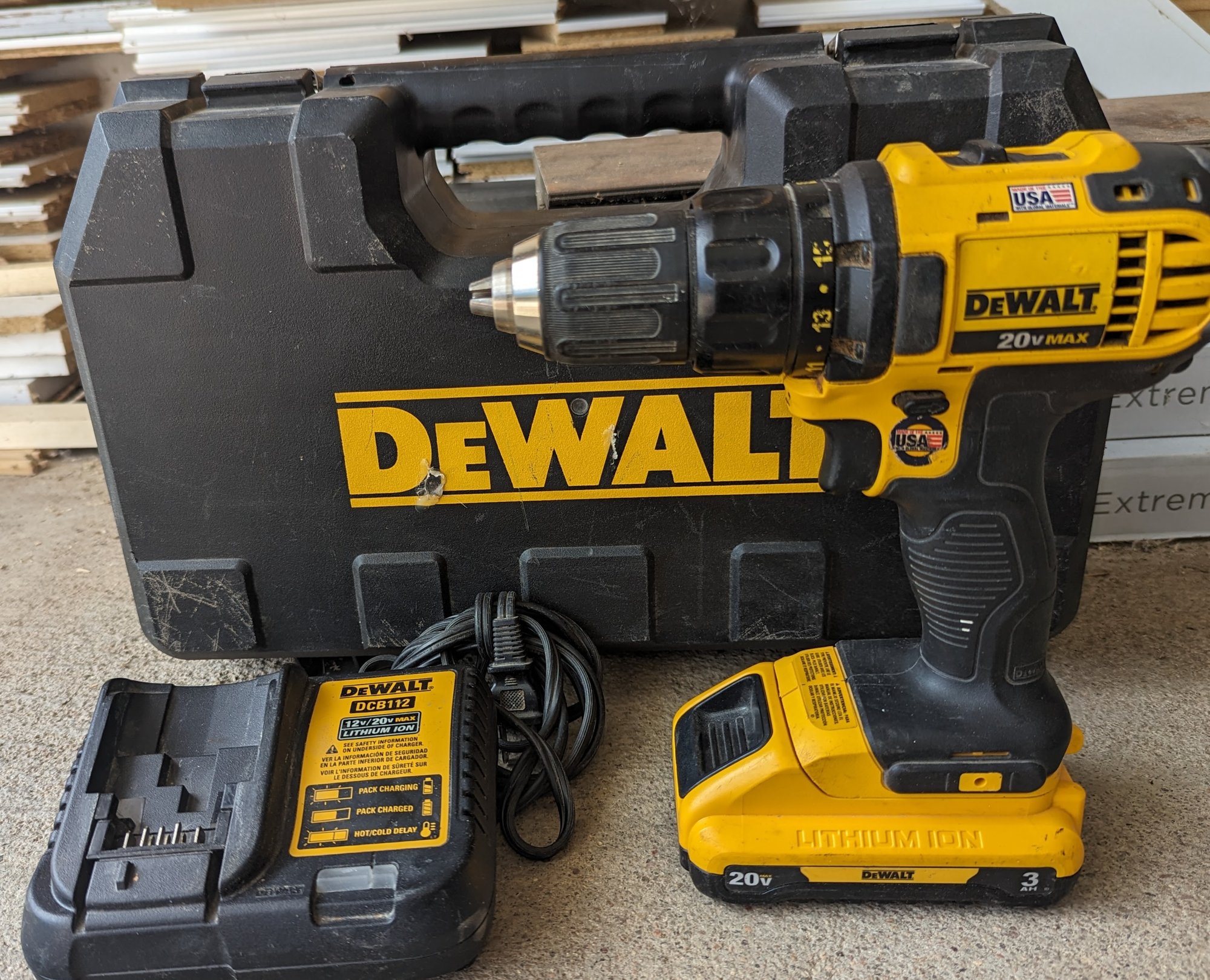 Dewalt Cordless Drill DCD780 20v Max Lithium Ion Compact Drill/driver ...
