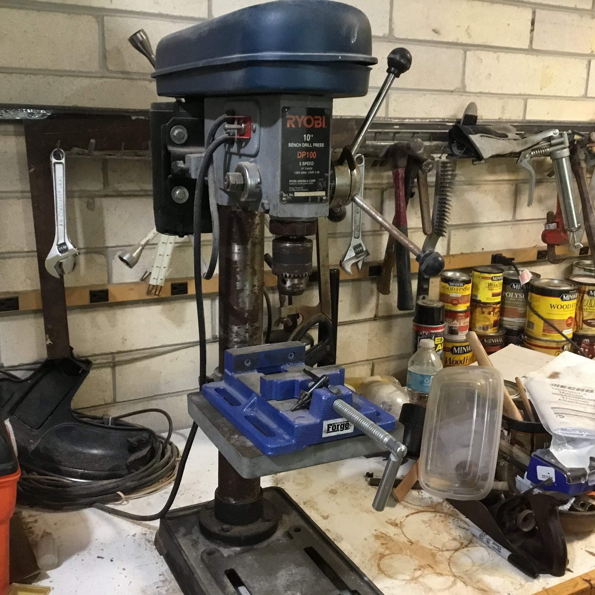 Ryobi 10 Inch Dp100 Drill Press. Working Condition #4502 | Auctionninja.com