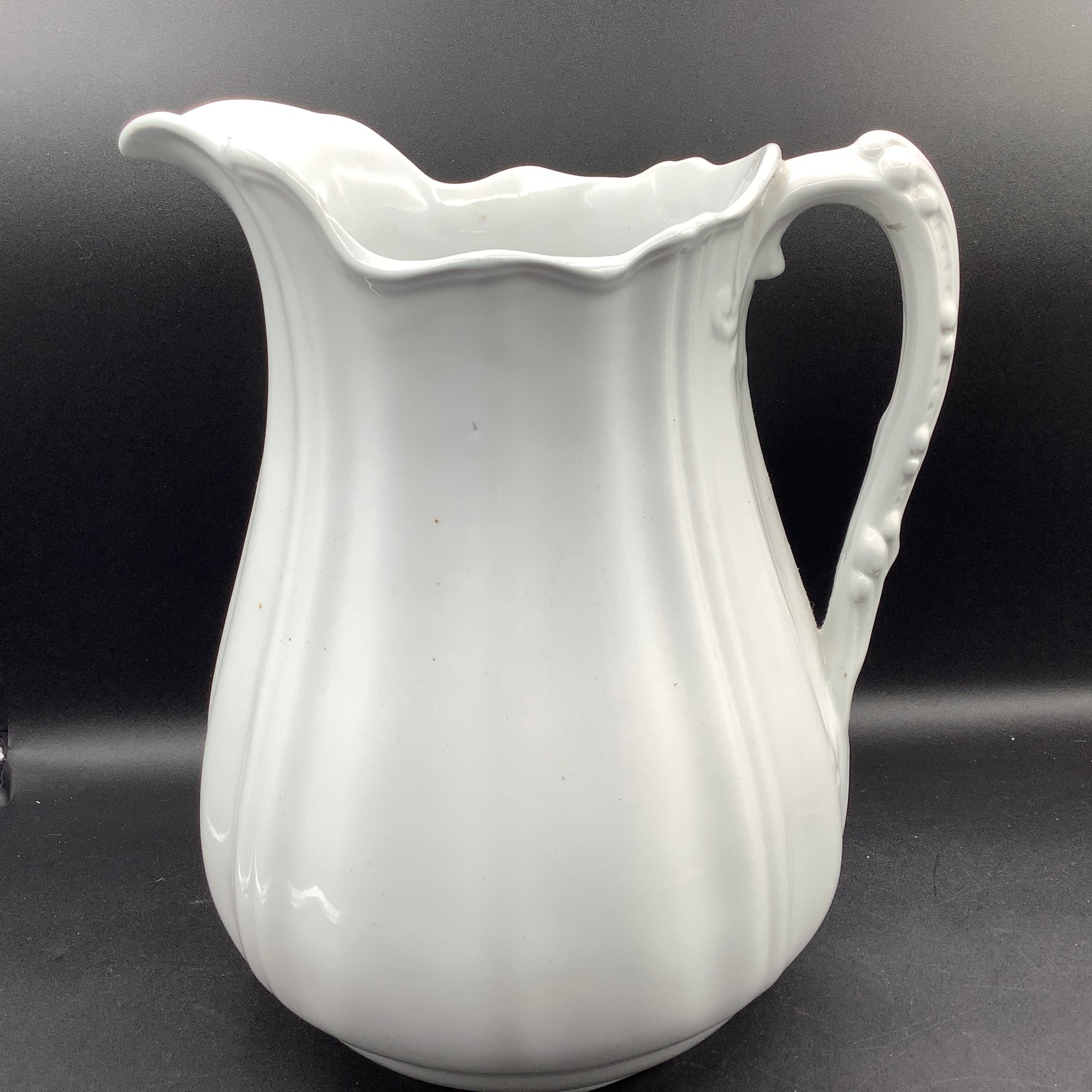 Antique 1890s Ironstone Pitcher By J & G Meakin, Hanley England With ...