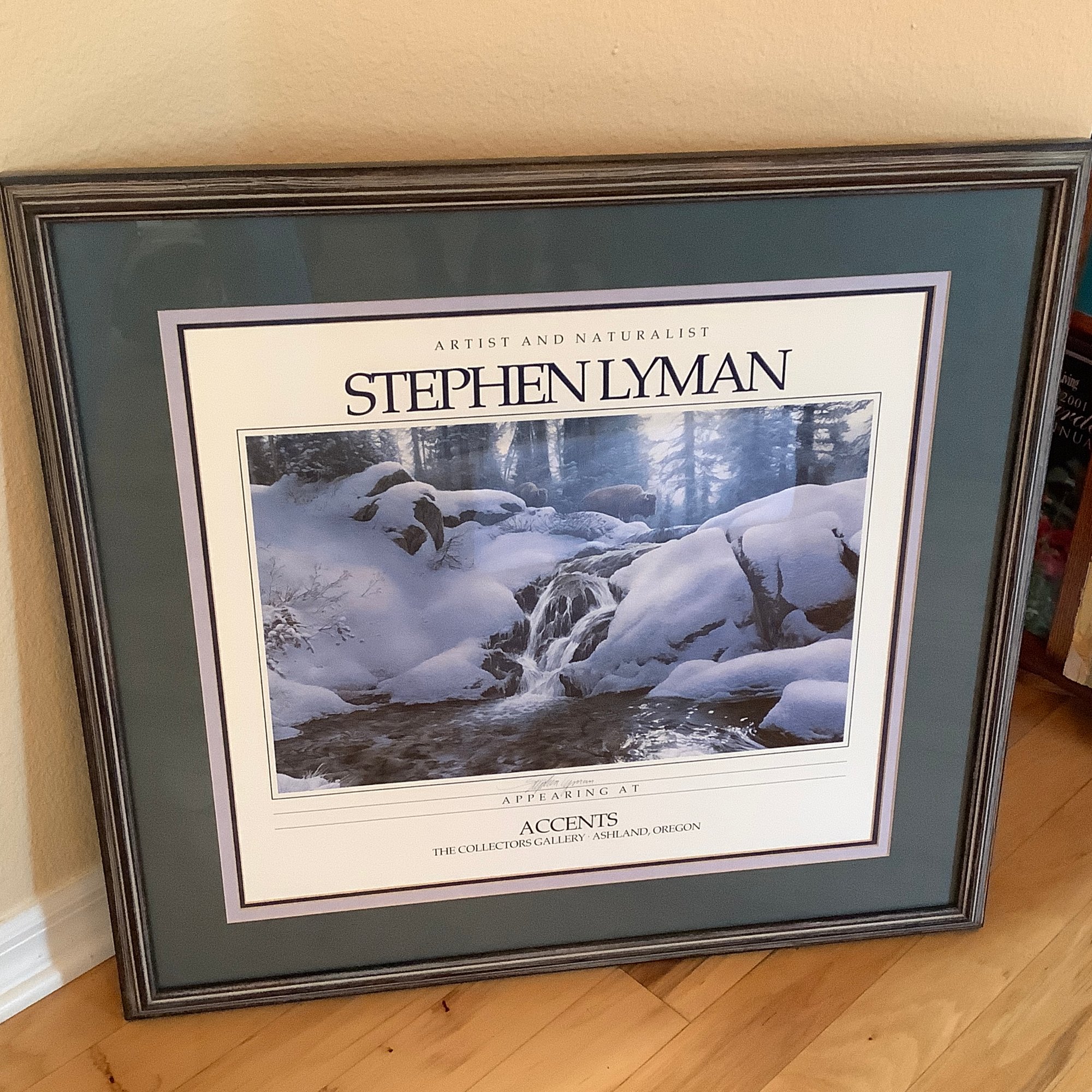 Stephen Lyman Artist And Naturalist Hand Signed / Autographed Framed ...