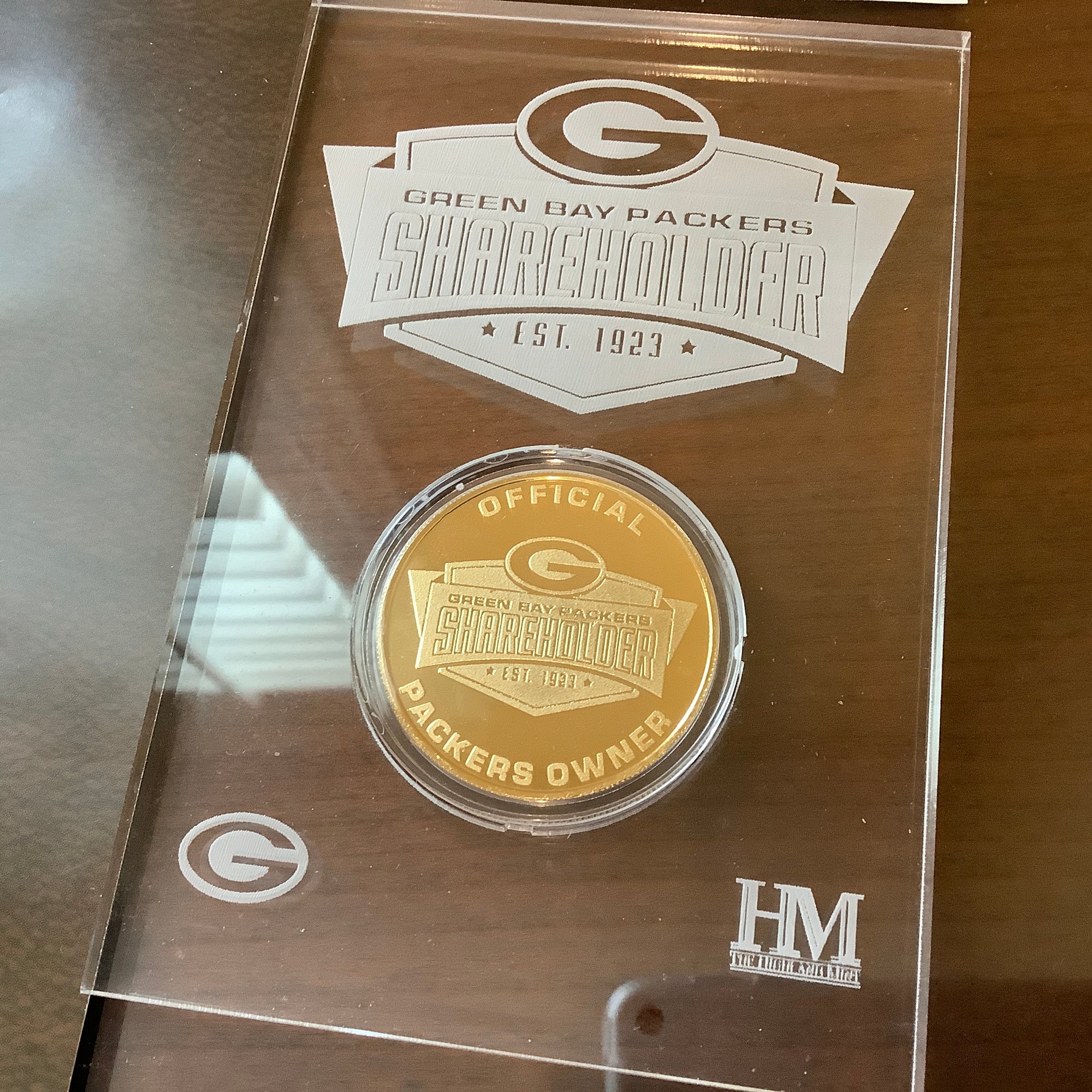 Green Bay Packers Official Owner Coin And Shareholder Report 2007 #7093 ...