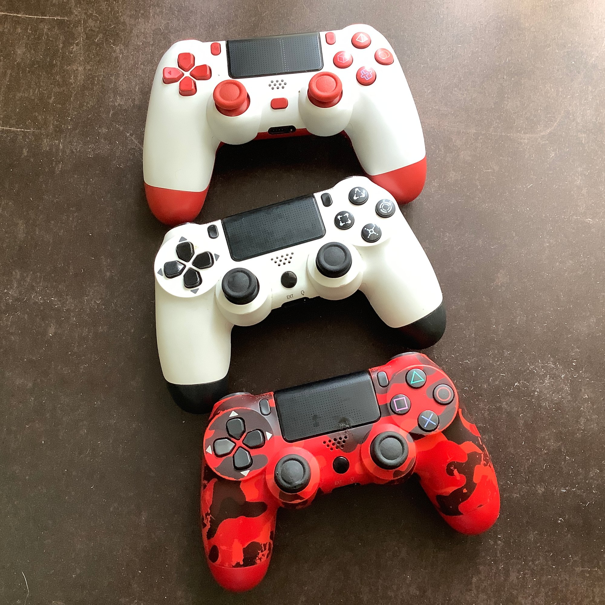 3 Game Controllers, 2 Are Sony Model CUH-ZCT2U #7219 | Auctionninja.com