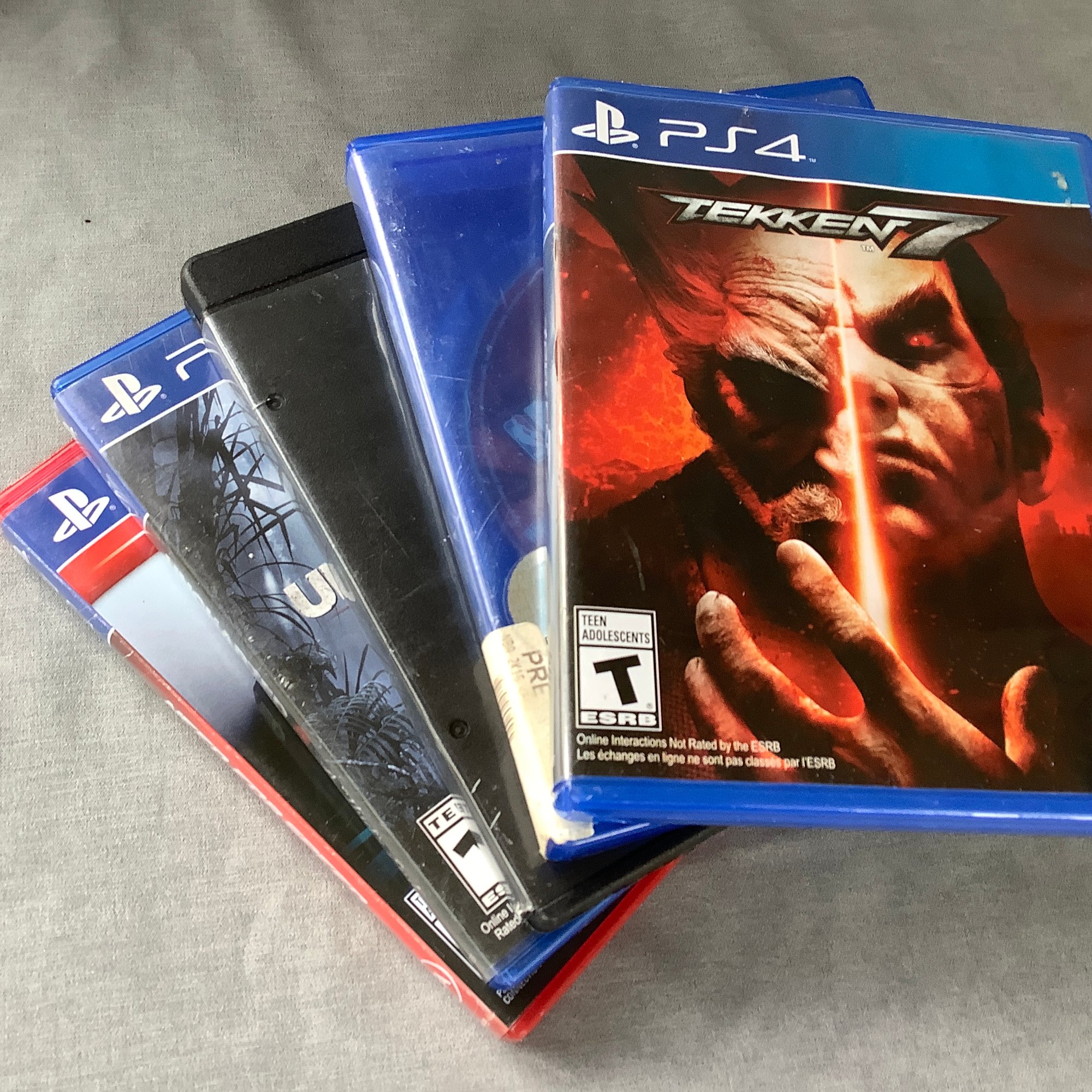 5 Playstation PS4 Games, Rated T #7224 | Auctionninja.com