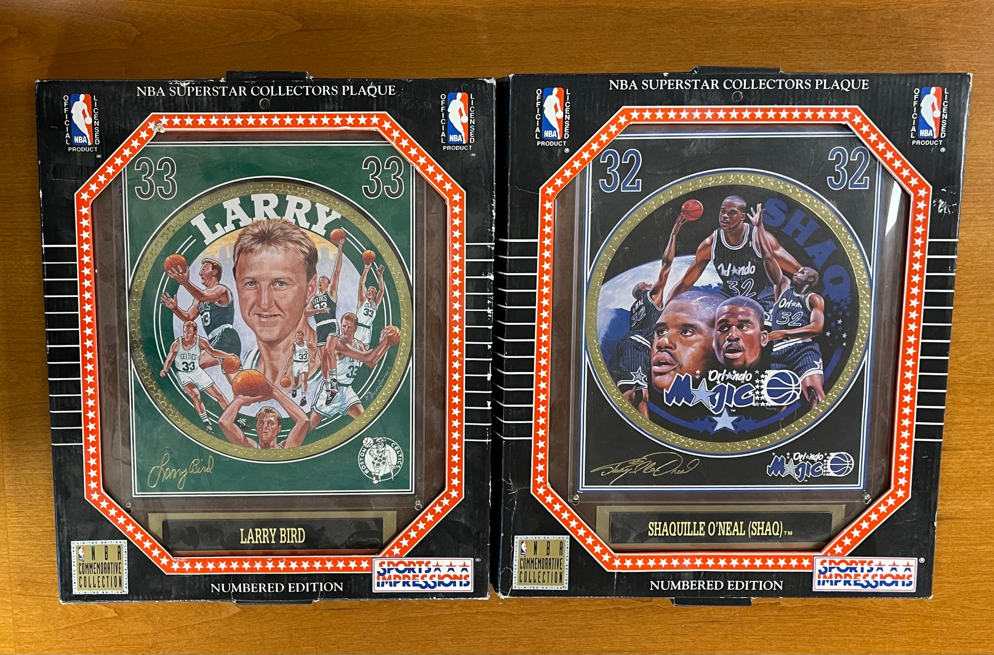 Sports Impressions NBA Superstar Collector Plaques Numbered Edition ...