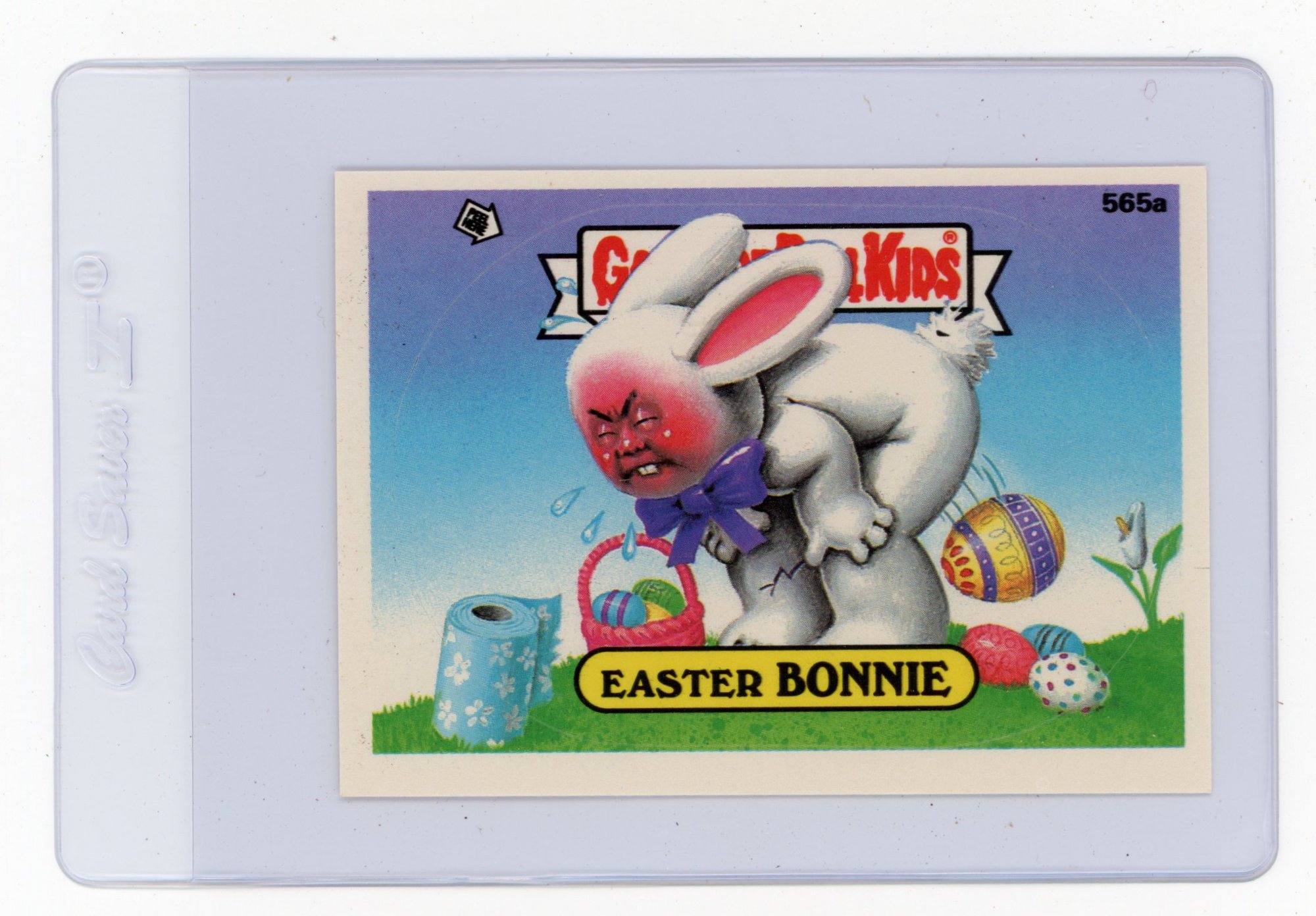 1988 Topps Garbage Pail Kids Easter Bonnie Sticker Card #9400 ...