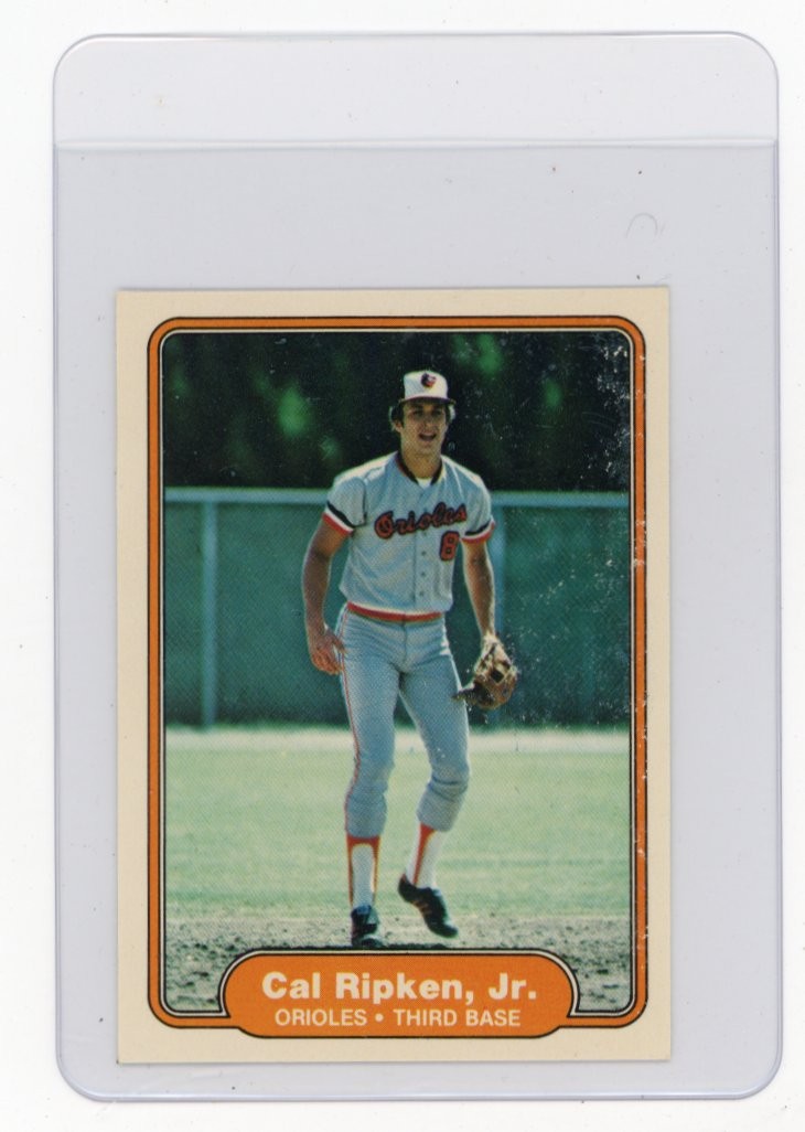 Cal Ripken Jr. Rookie Card 1982 Fleer Baseball Card #17955 ...