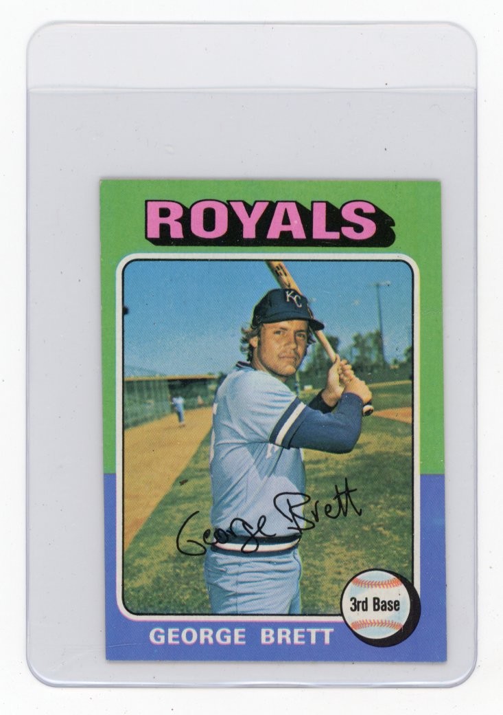 George Brett Rookie Card 1975 Topps Baseball Card #17907 | Auctionninja.com