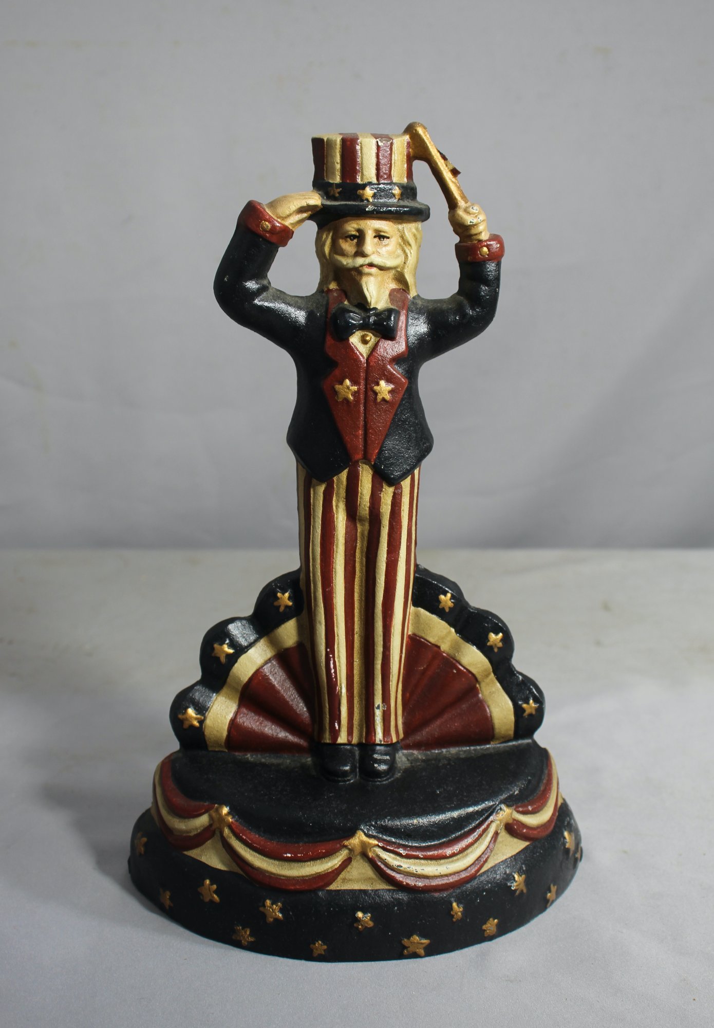 Uncle Sam Cast Iron Door Stop #69475 | Auctionninja.com