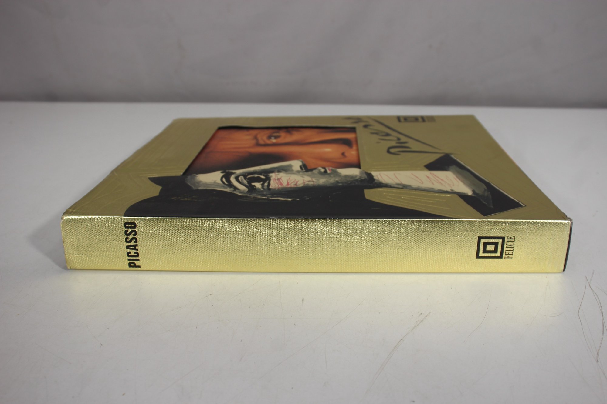 PICASSO Hardcover Art Book Deluxe Gold Edition By Felice, 1981 Illustrated Biography #86336 ...