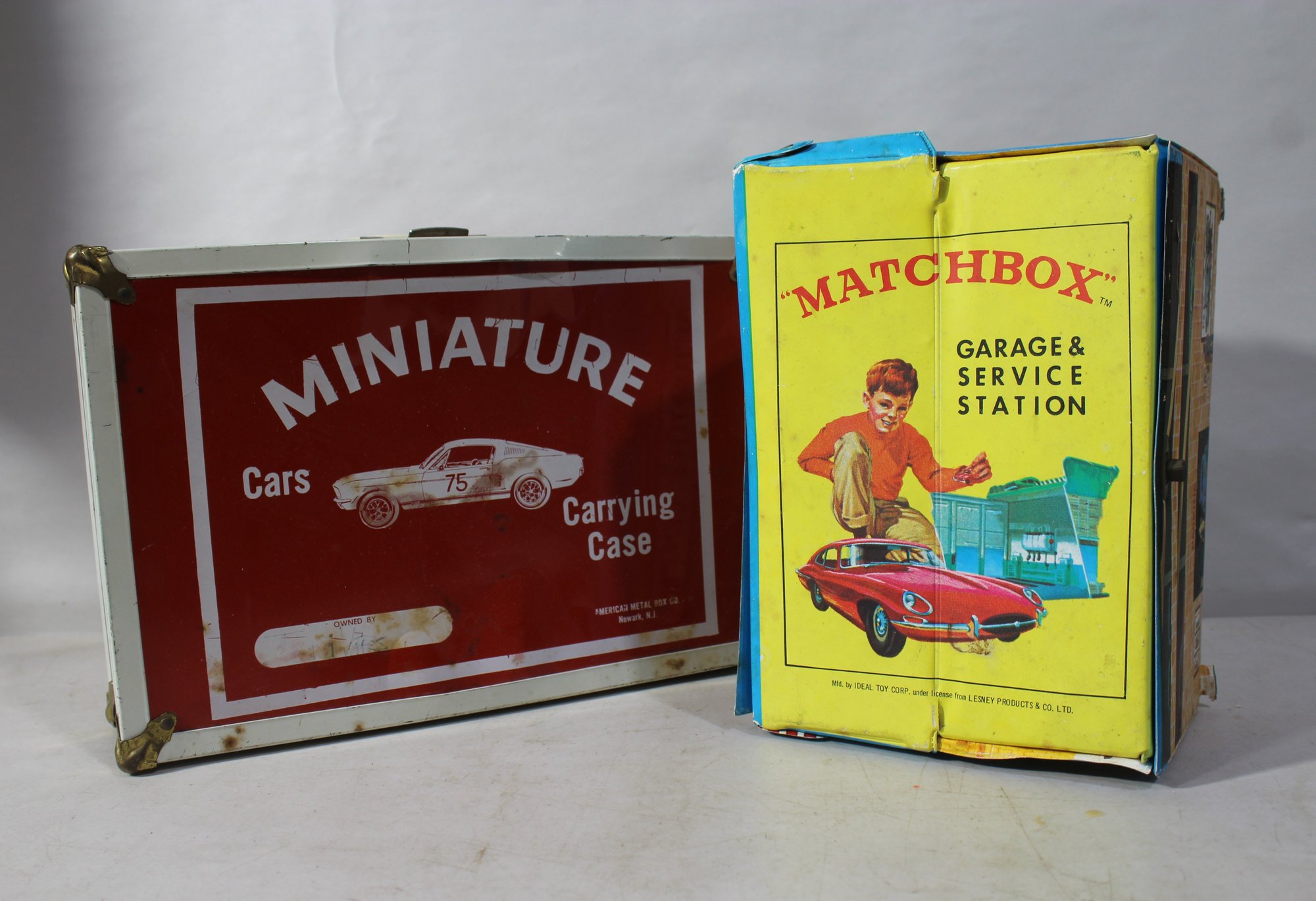1966 Vintage Matchbox Garage & Service Station W/ Sears Parking Ideal ...