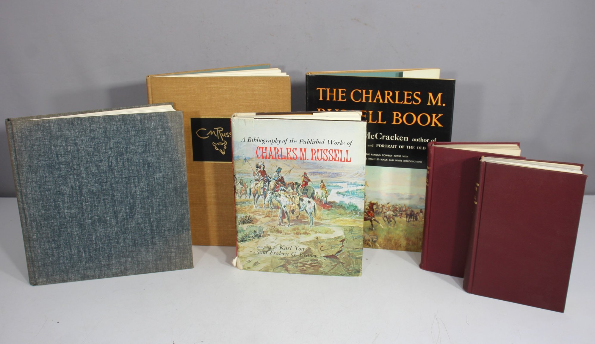 Group #6-Lot Of Charles M. Russell Art & Reference Books Western Artist ...