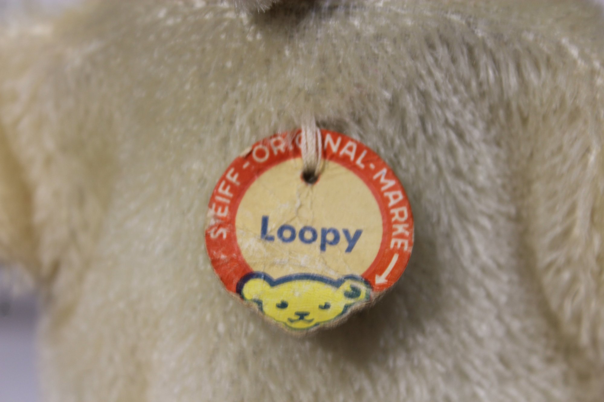 STEIFF Loopy Wolf Hand Puppet ~ 1968-78 With Tag And Bottom #71995 ...