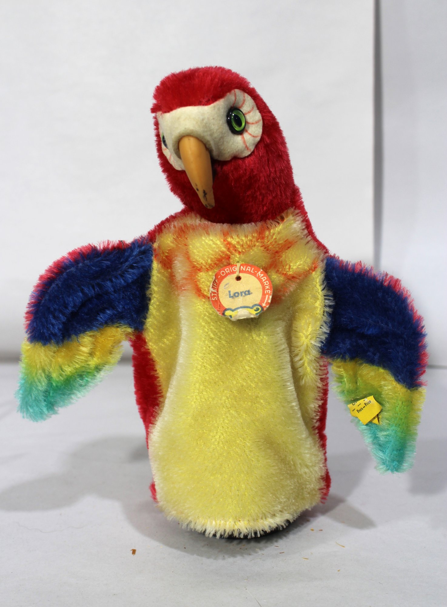 Steiff Parrot Hand Puppet With IDs Vintage Produced 1968 To 1977 ...