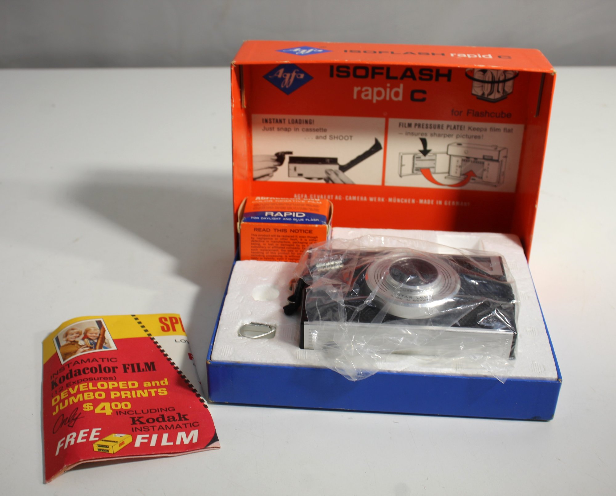 Vintage Agfa Silette Rapid C Camera With Agfacolor CNS Film Original ...