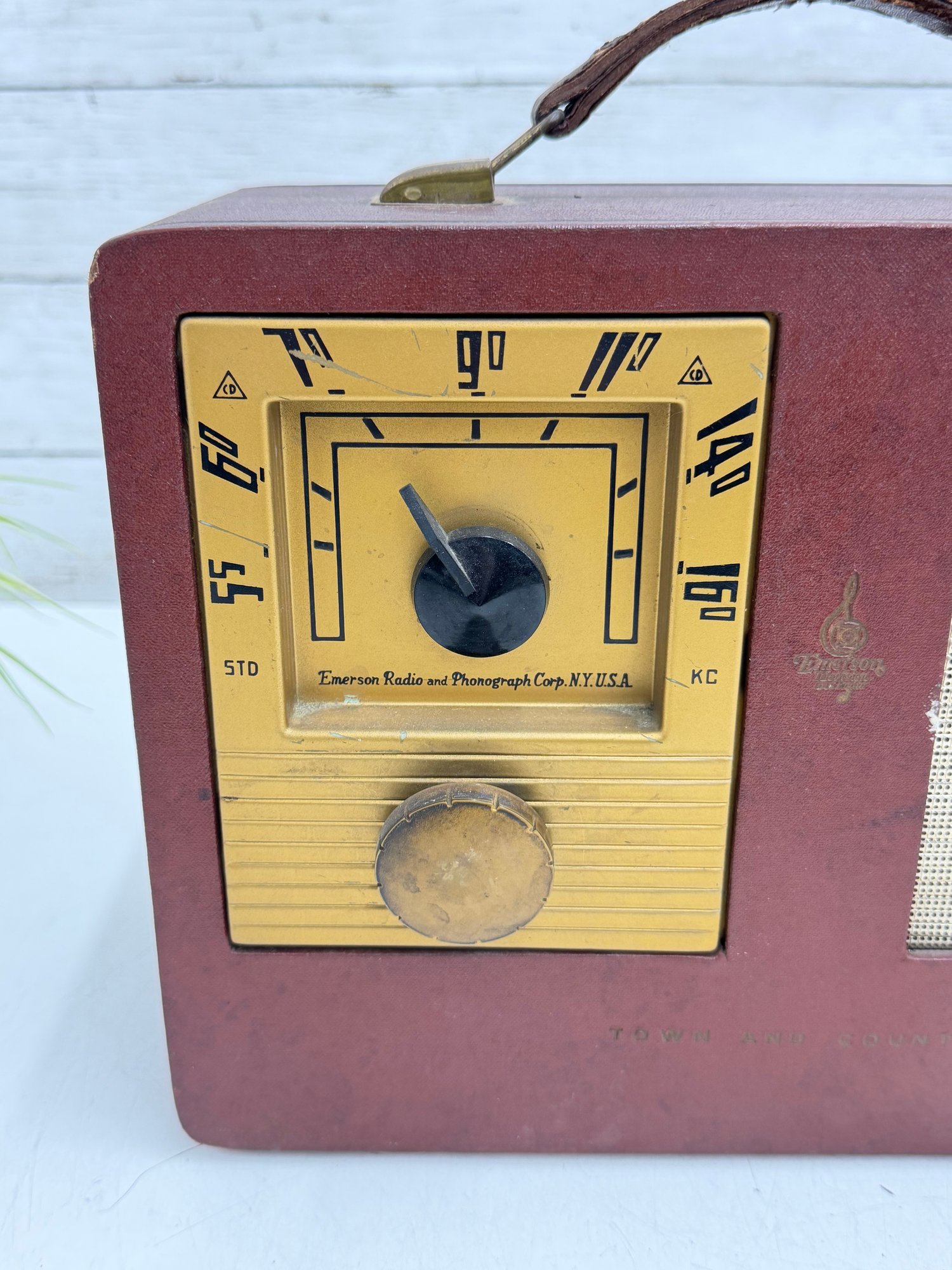Pair Of Vintage Portable Radios Mid-Century Style Untested Display Or ...
