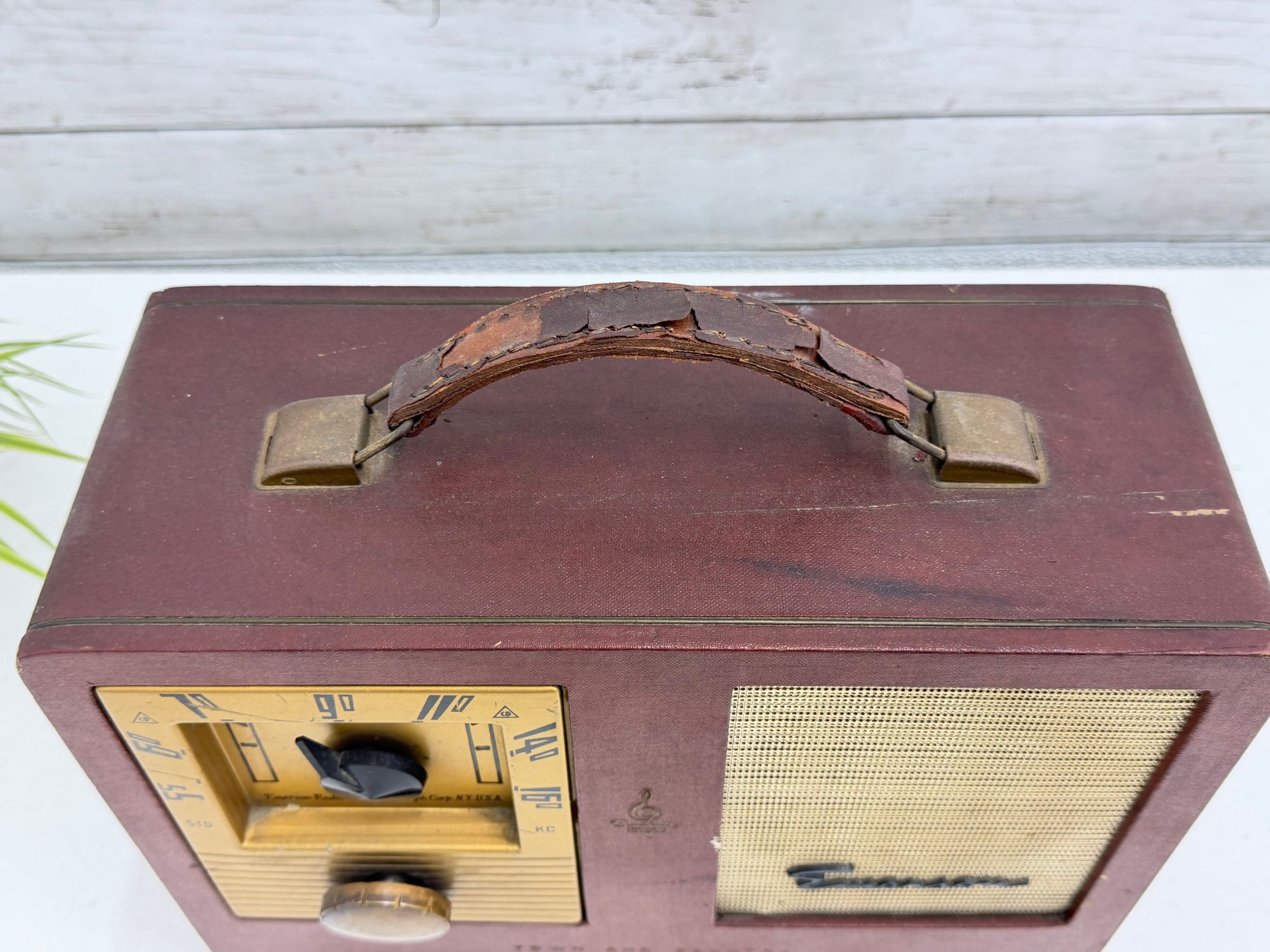 Pair Of Vintage Portable Radios Mid-Century Style Untested Display Or ...