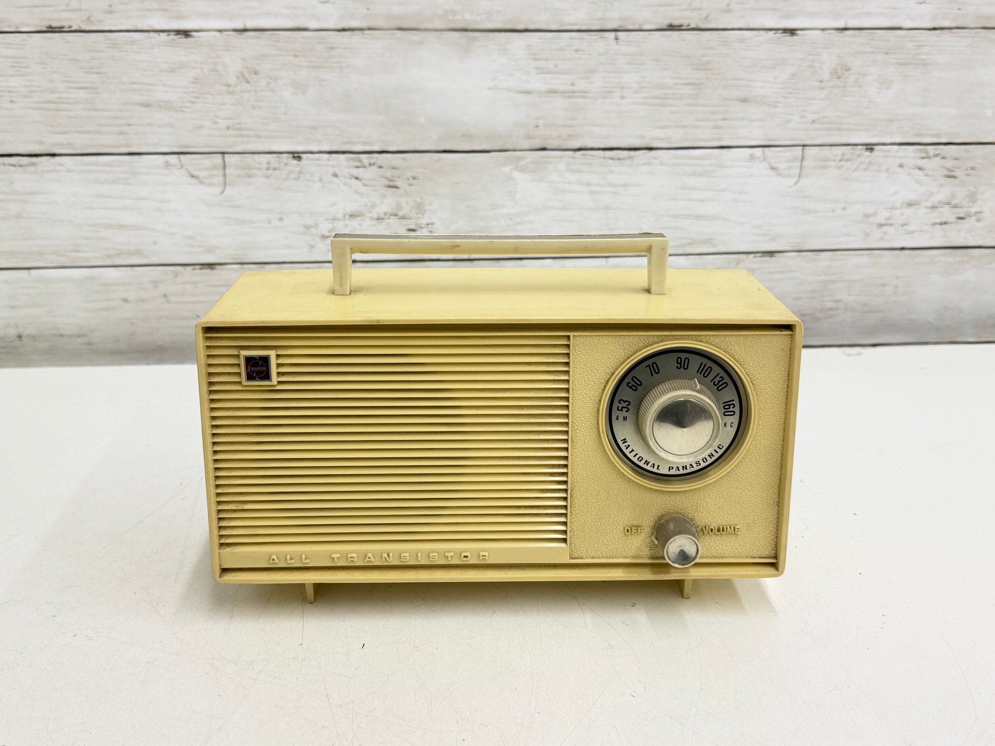 Pair Of Vintage Portable Radios Mid-Century Style Untested Display Or ...