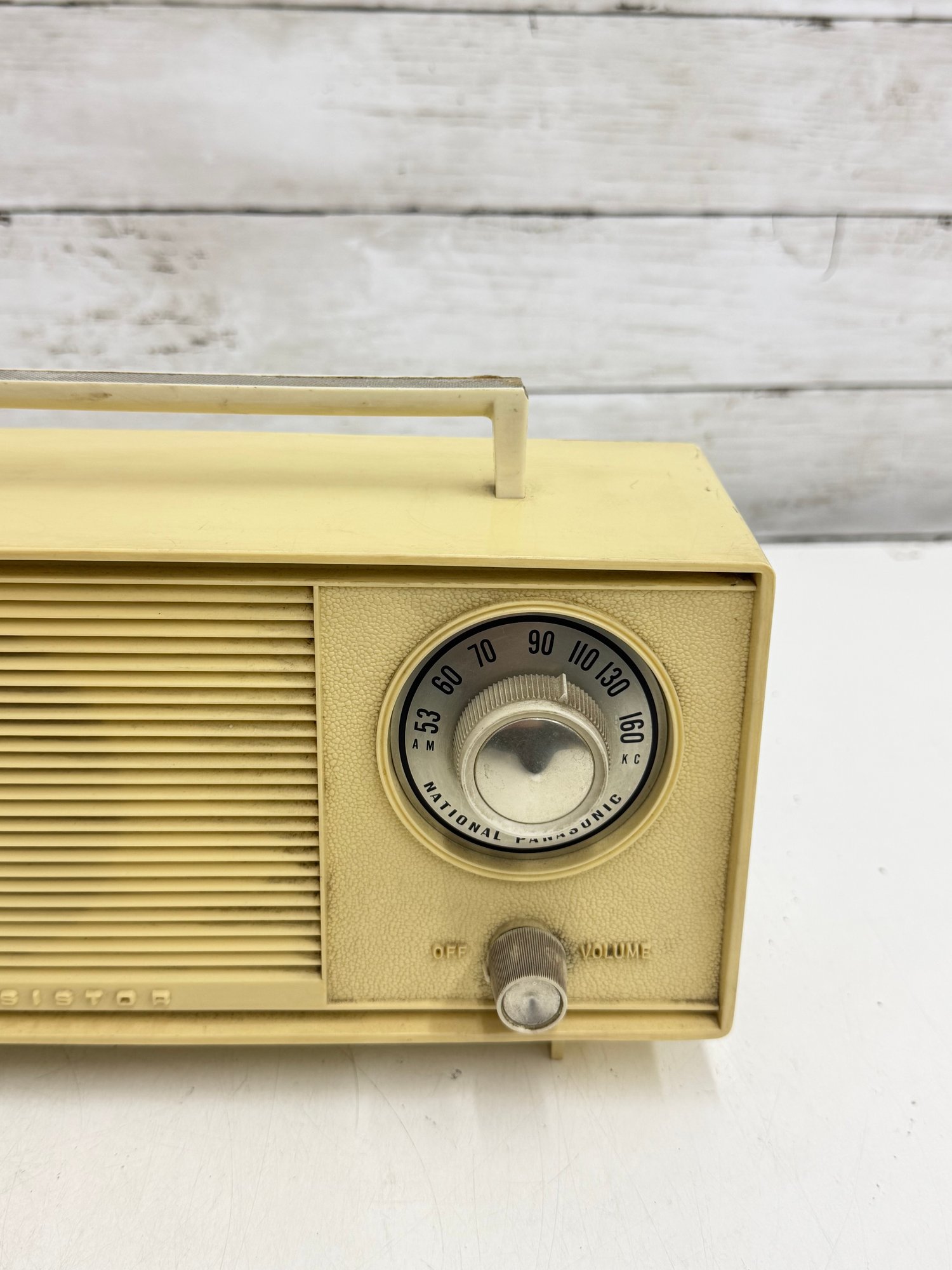 Pair Of Vintage Portable Radios Mid-Century Style Untested Display Or ...