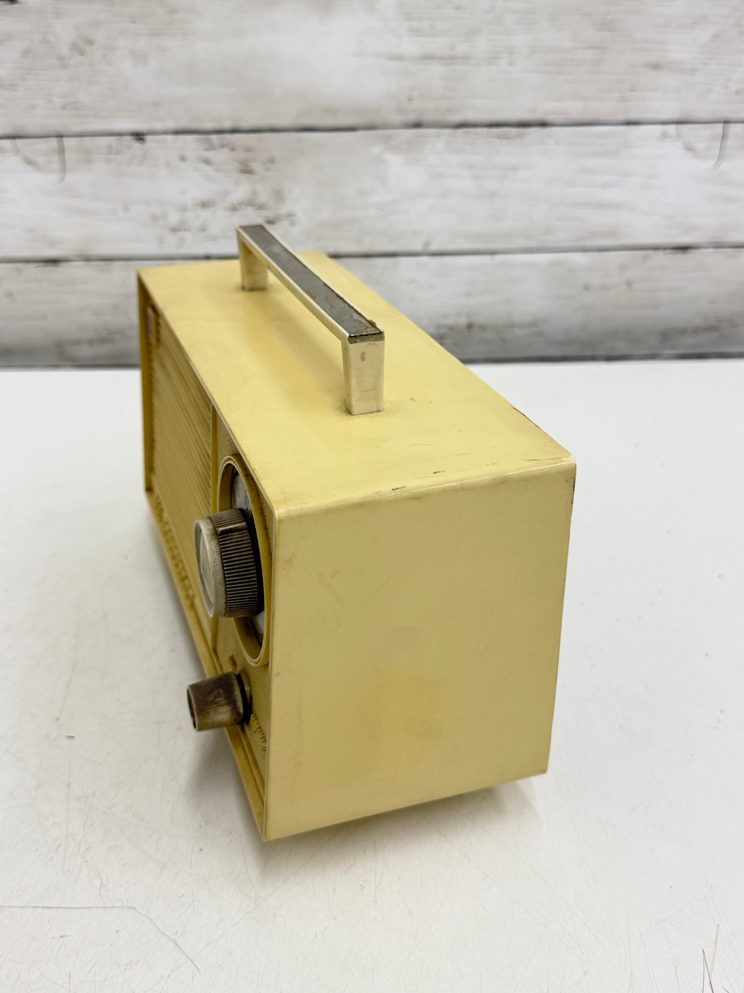 Pair Of Vintage Portable Radios Mid-Century Style Untested Display Or ...