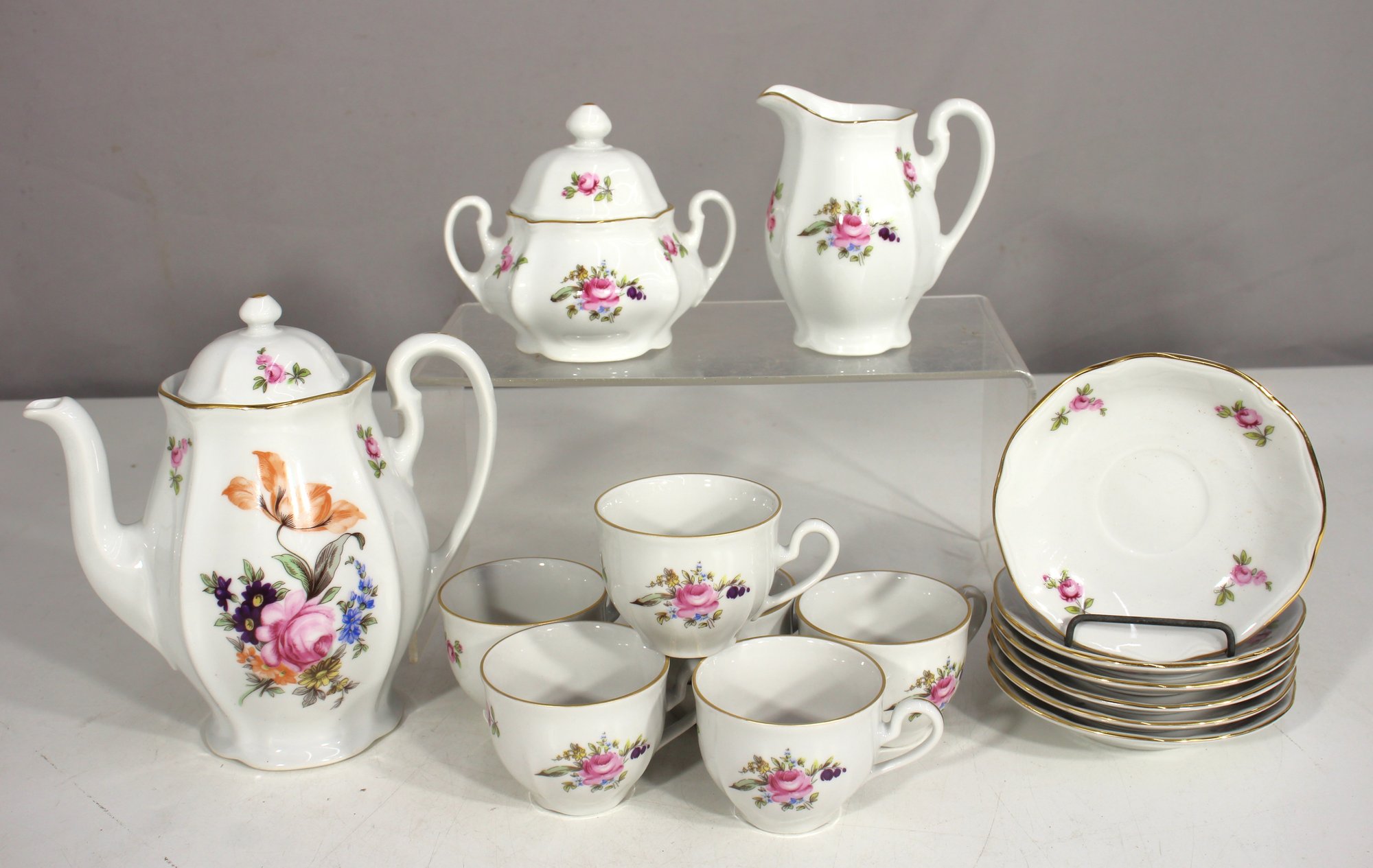 Bohemia Porcelain Tea Set - Made In Czechoslovakia #76406 ...