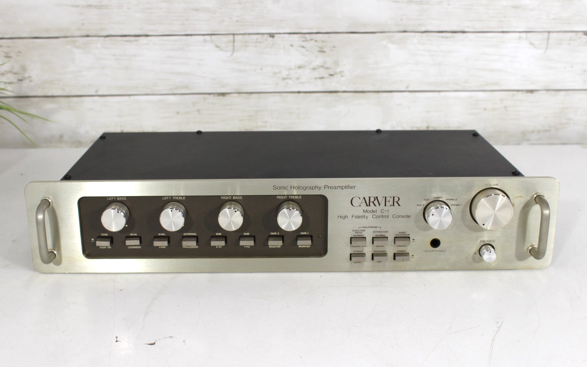 Carver Model C-1 Sonic Holography Preamplifier Vintage High-Fidelity ...