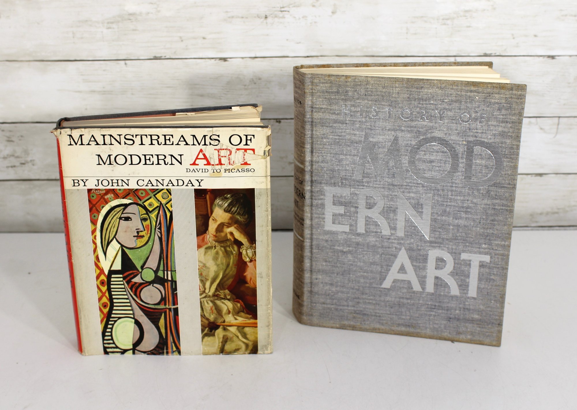 Group G-Pair Of Modern Art Reference Books Mainstreams Of Modern Art ...