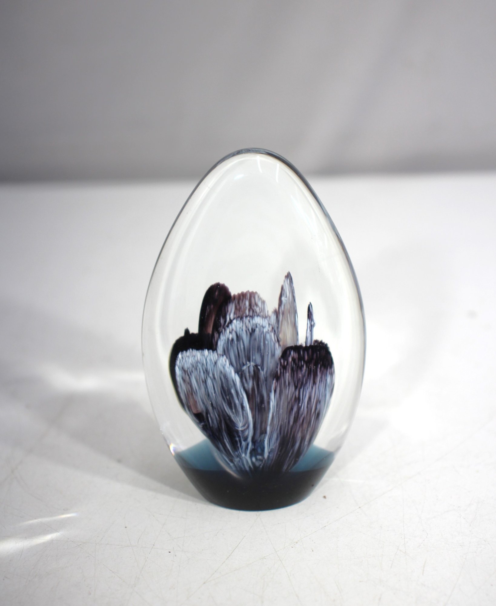 Signed Caithness Scotland Art Glass Paperweight Explosion Design, 4.5H ...