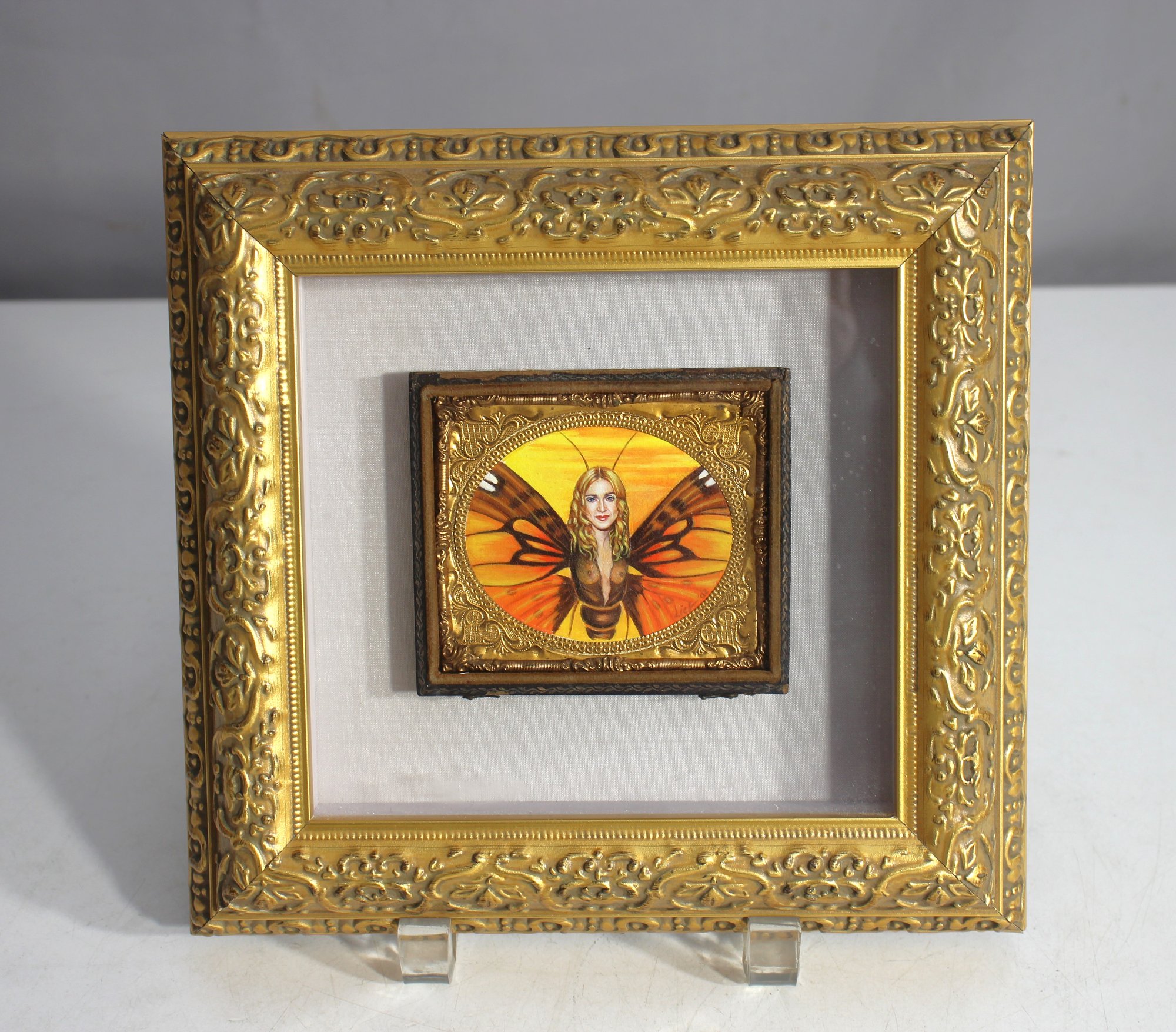 Framed "Material Girl" Oil Painting By Dona Lief (2003) Surreal ...