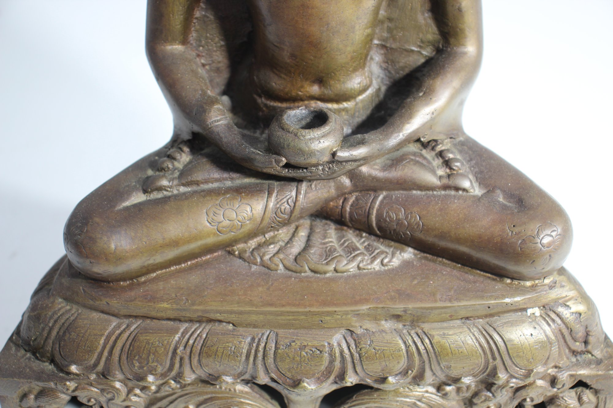 Antique Bronze Buddha Statue Detailed Craftsmanship #72162 ...