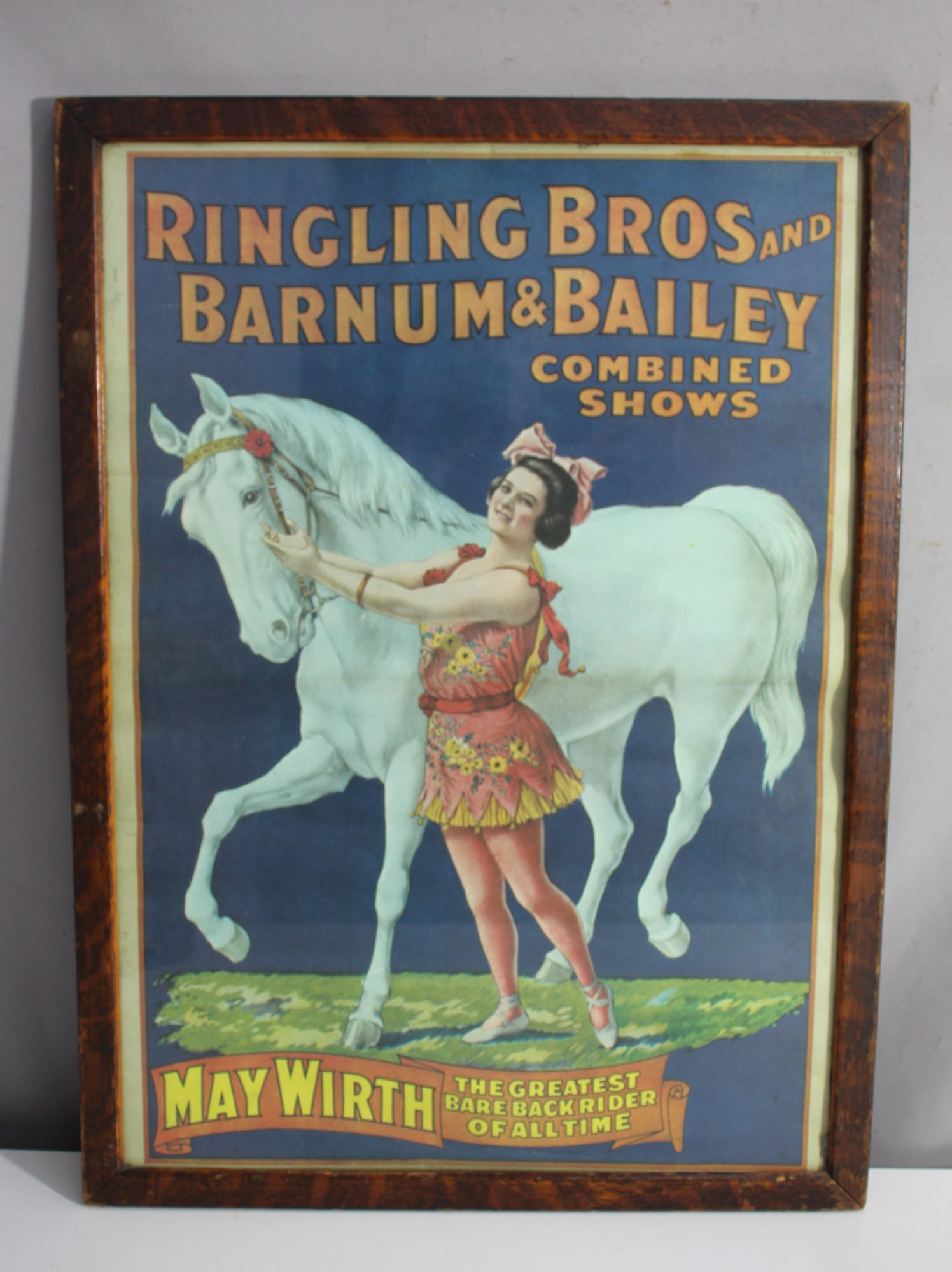 Vintage Ringling Bros. And Barnum & Bailey Circus Poster Featuring May ...