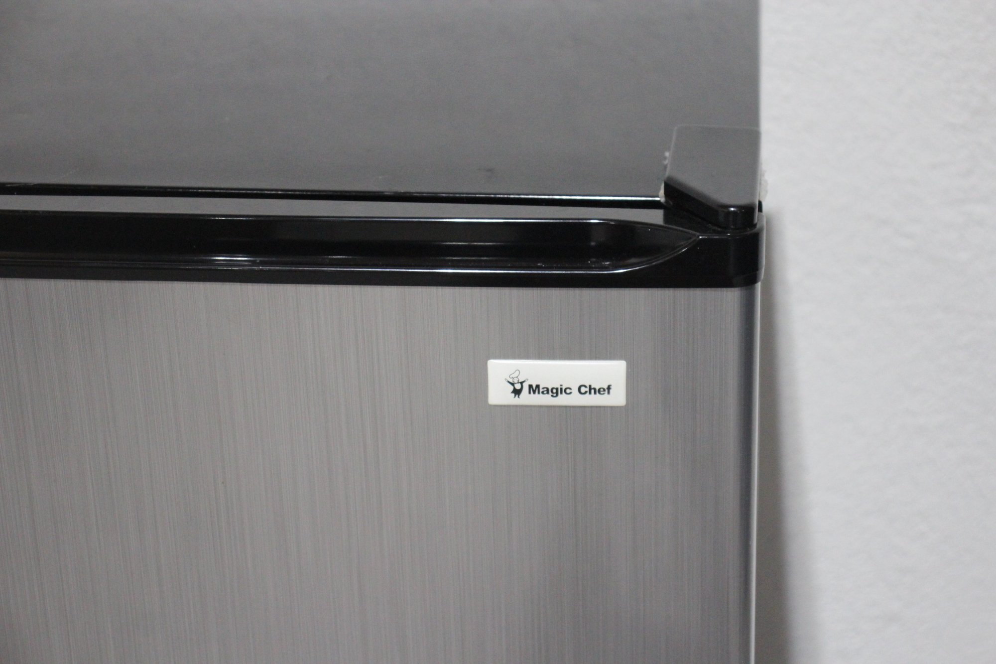 Magic Chef Compact Mini Fridge Stainless Look, 3.3 Cu Ft, 32.5H #84190 ...