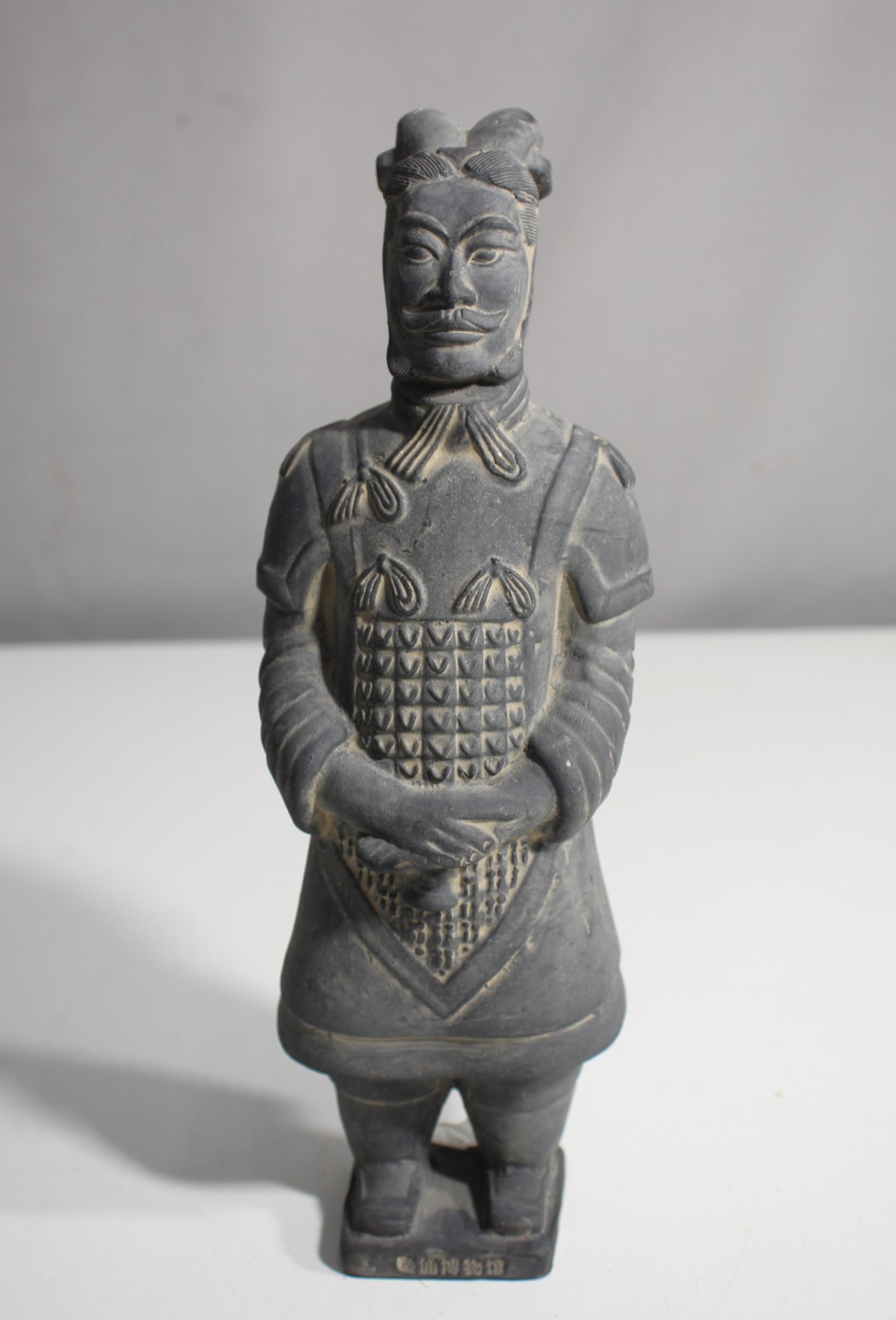Antique Asian Terra Cotta Warrior Army Statue Qin Shi Huang Soldier ...
