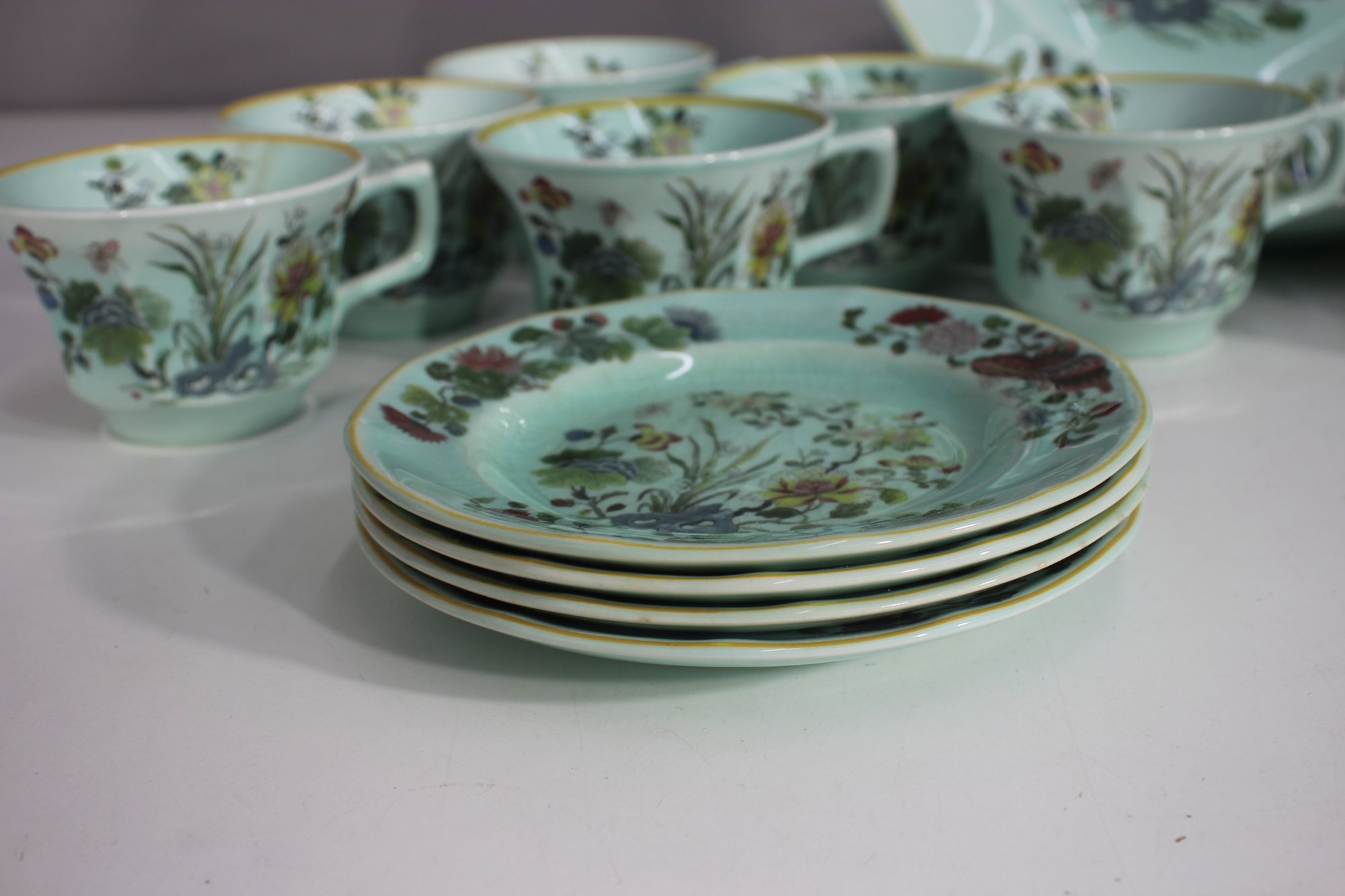Adams Chinese Bird Ironstone Dinnerware Vintage Partial Set Made In ...