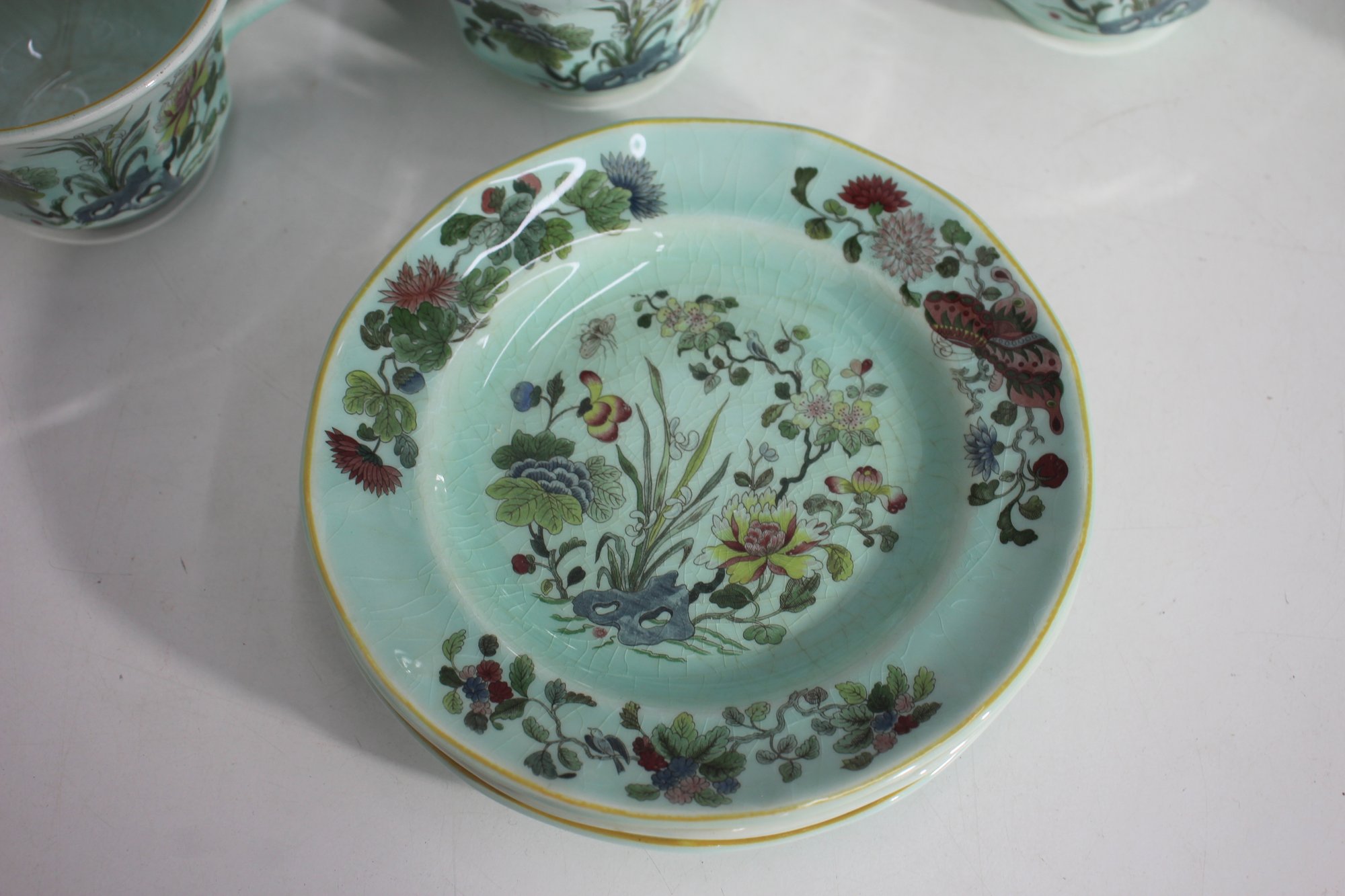 Adams Chinese Bird Ironstone Dinnerware Vintage Partial Set Made In ...